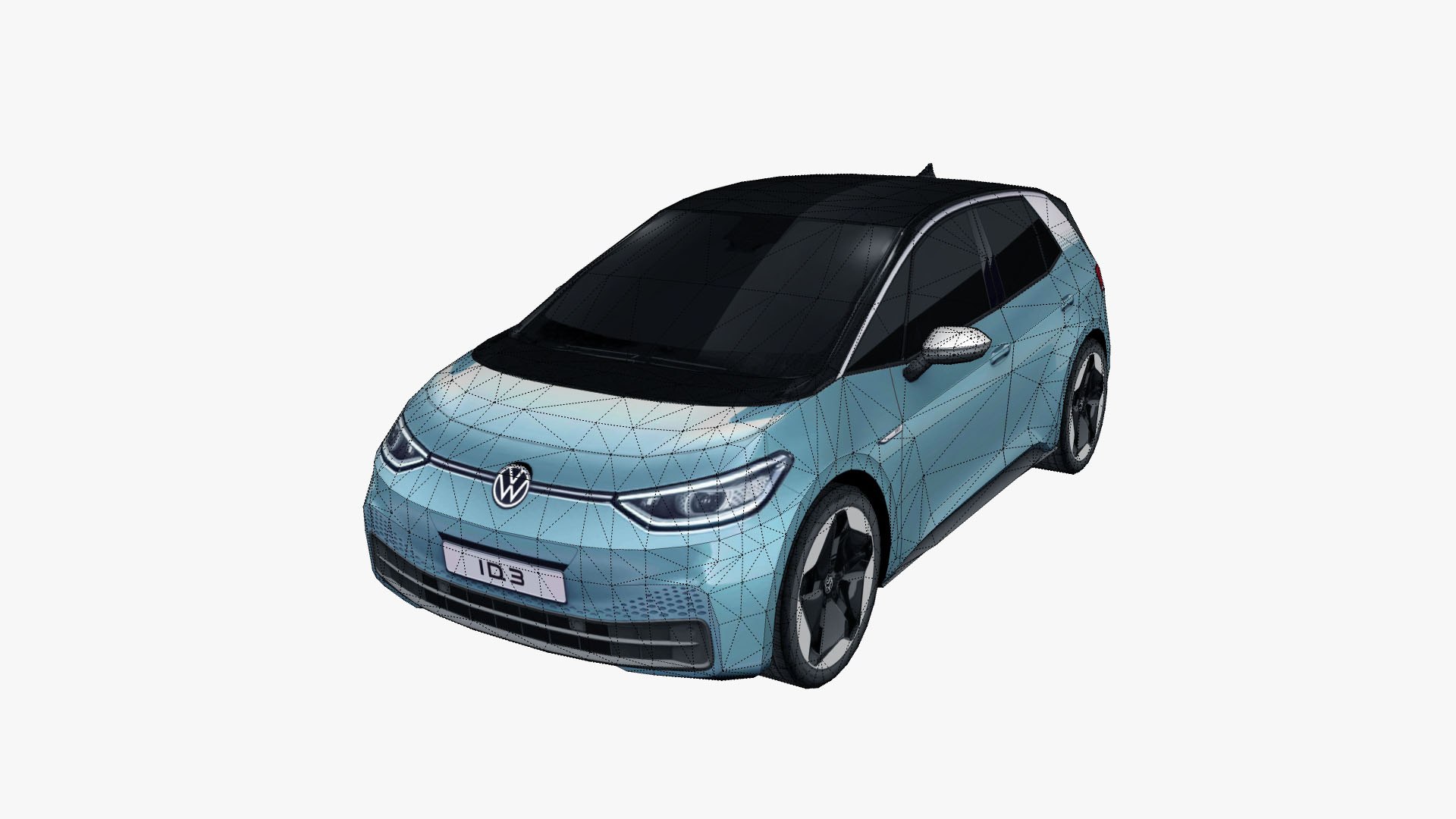 Volkswagen ID3 2020 Model - TurboSquid 2312281