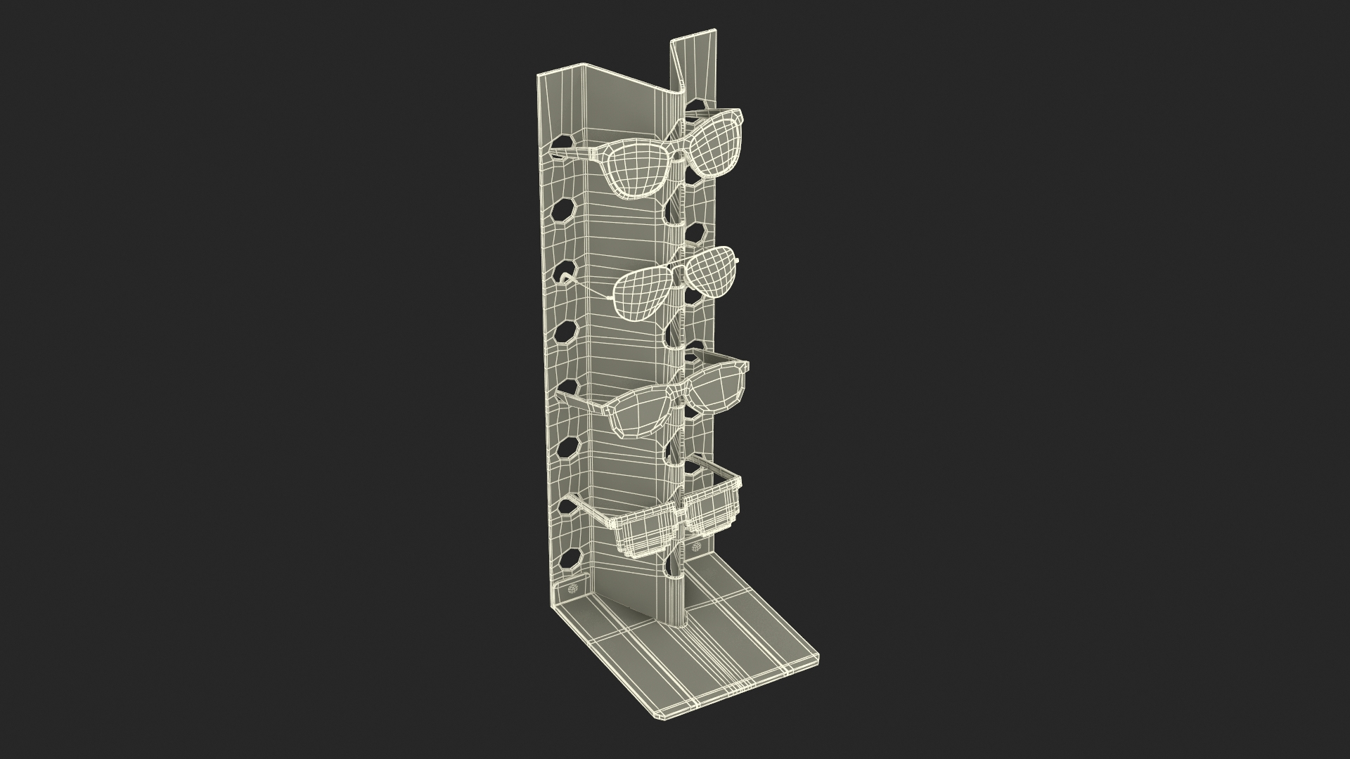 Sunglasses On Display Stand 3D Model - TurboSquid 2051610