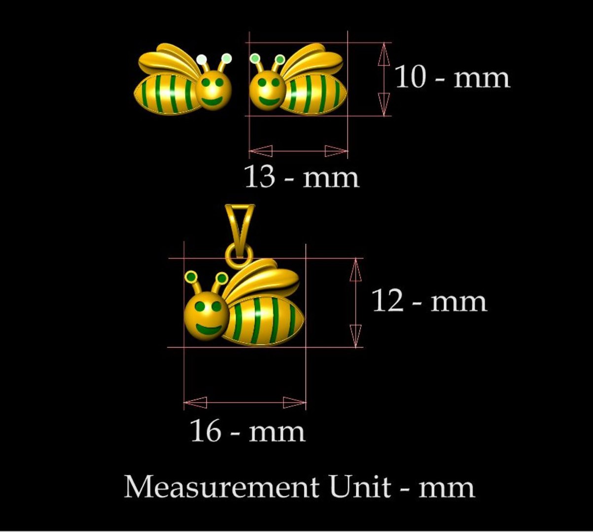 Honey Bee 3dm File - 0027 3D Model - TurboSquid 2296160