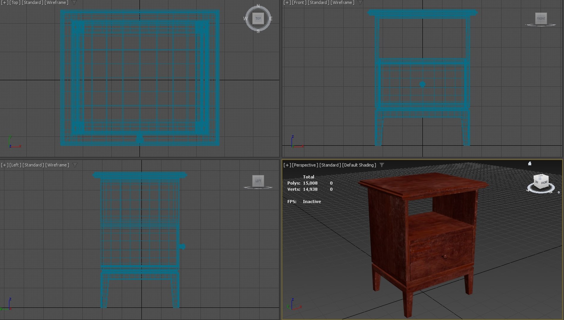 Side Table N3 3D Model - TurboSquid 2297925