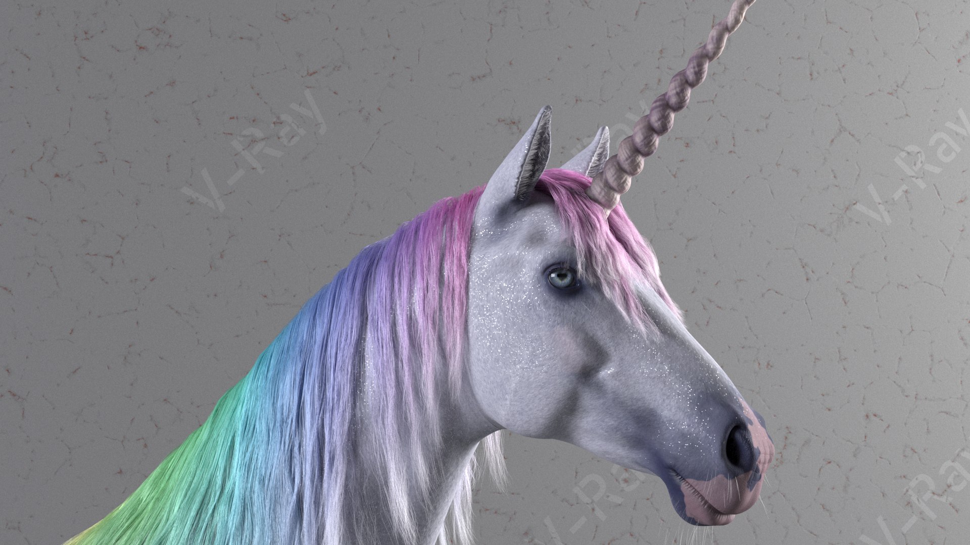 Unicorn Realistic3D模型 - TurboSquid 2058778