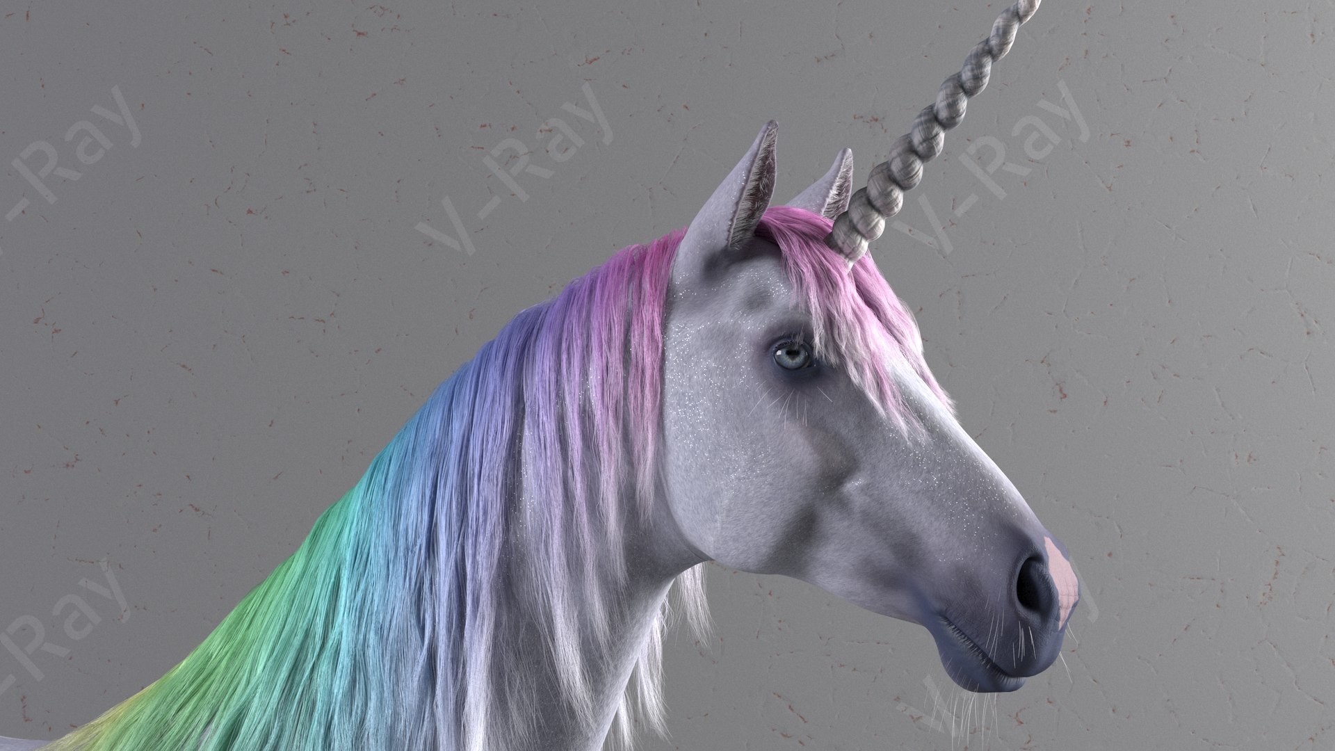 Modello 3D Unicorno realistico - TurboSquid 2058778