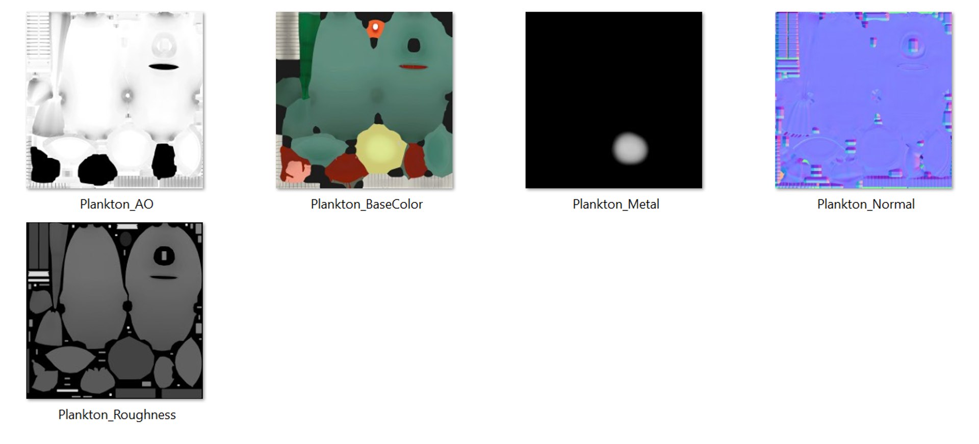 Plankton - SpongeBob 3D Model - TurboSquid 2470300