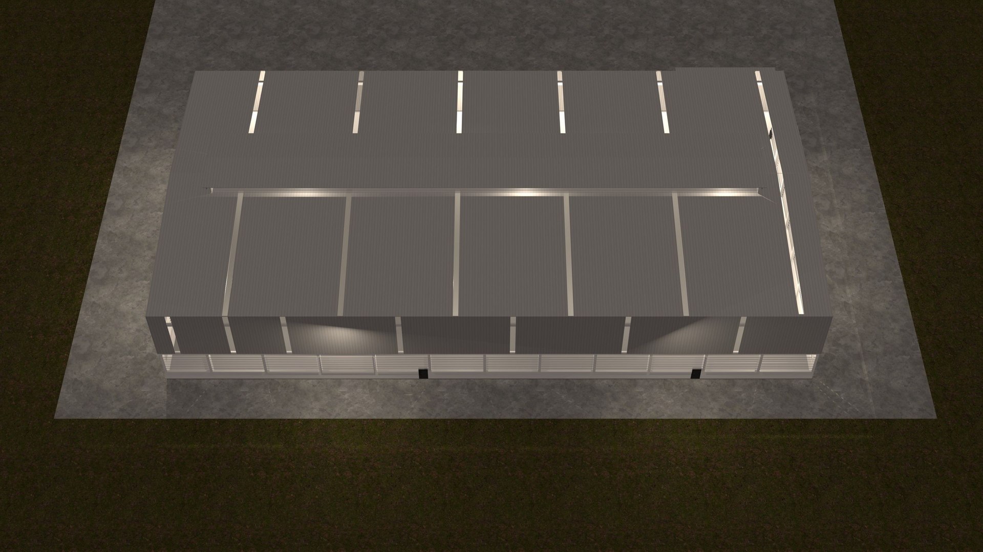 Simple Warehouse 3D - TurboSquid 1967355