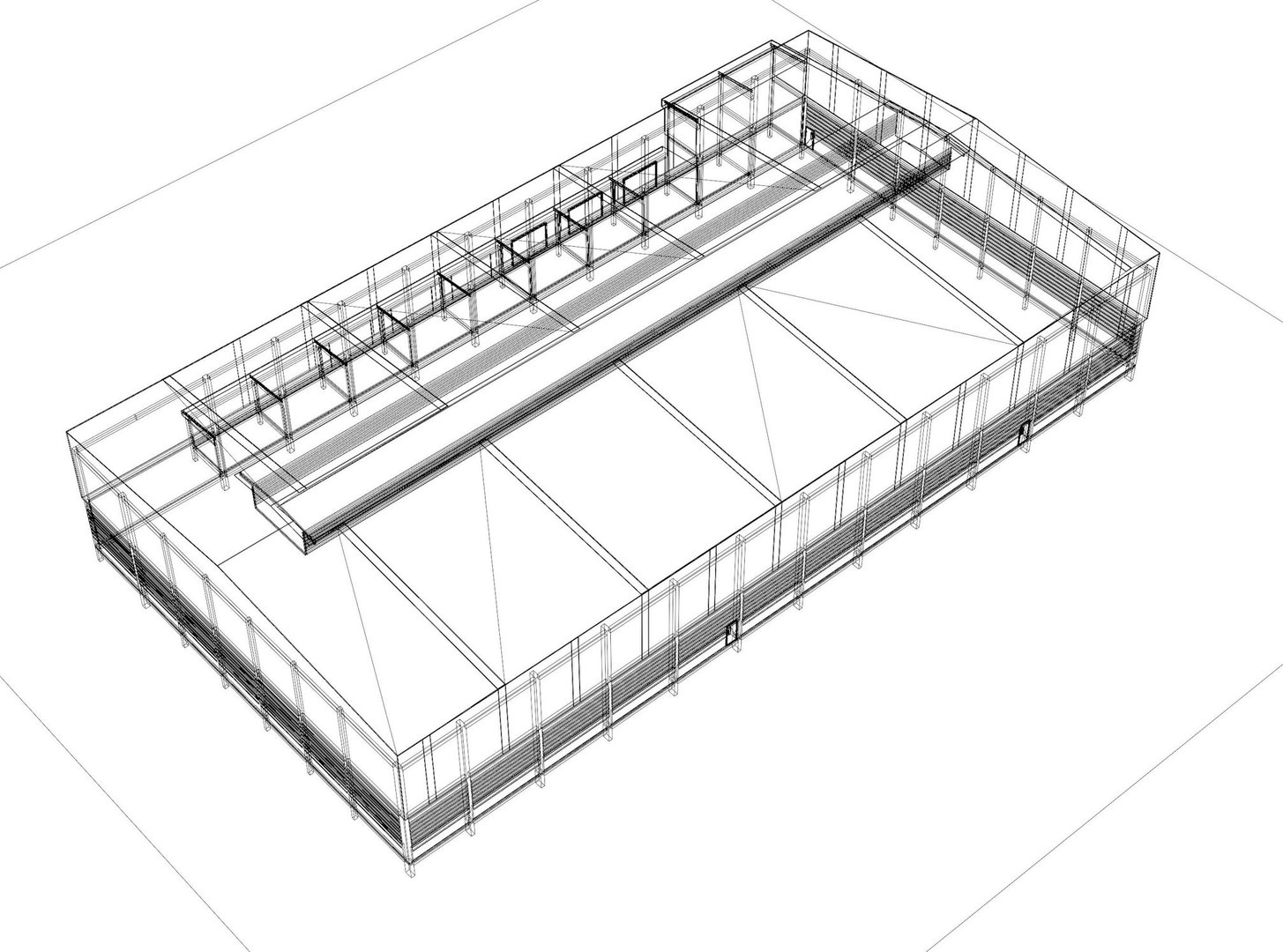 Simple Warehouse 3D - TurboSquid 1967355