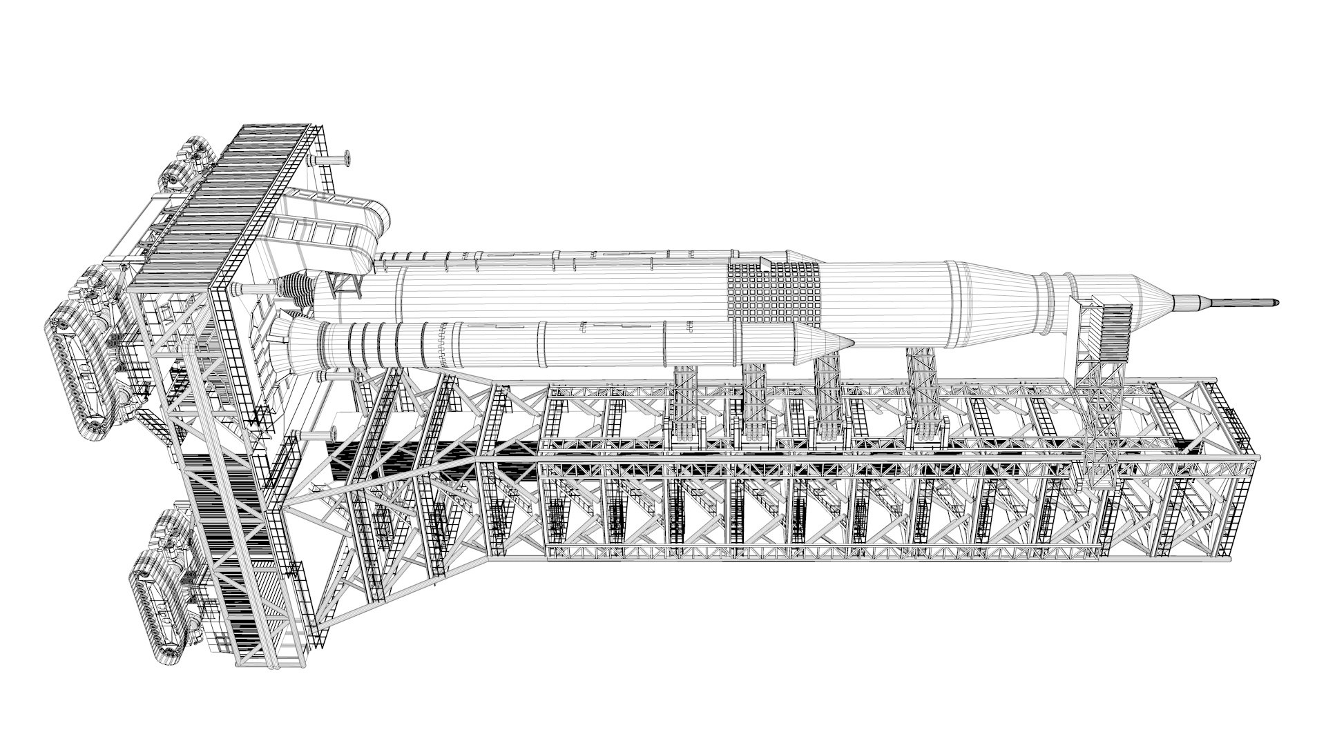 SLS Mobile Launcher Platform 3D Model - TurboSquid 2329428