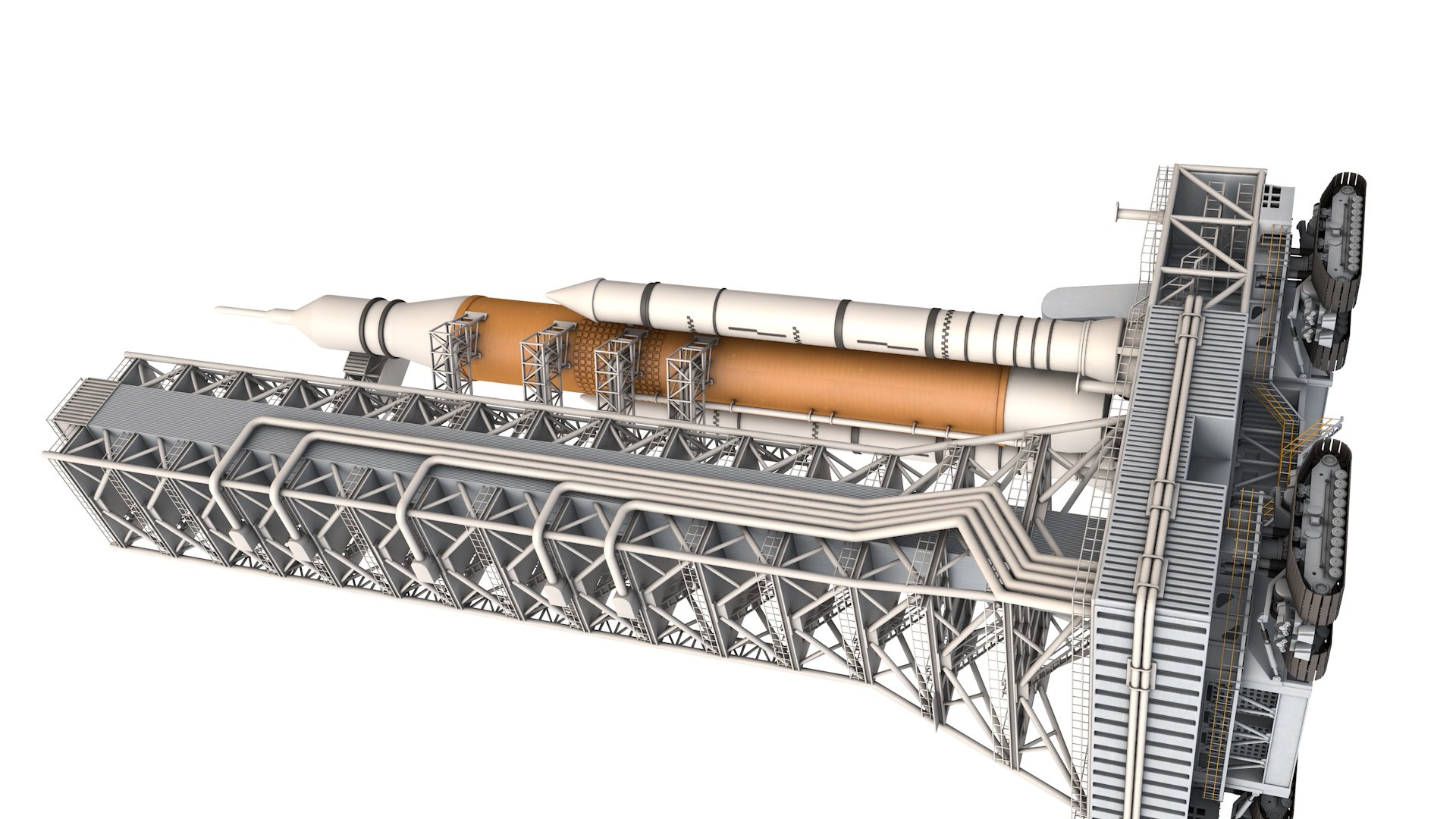 SLS Mobile Launcher Platform 3D Model - TurboSquid 2329428