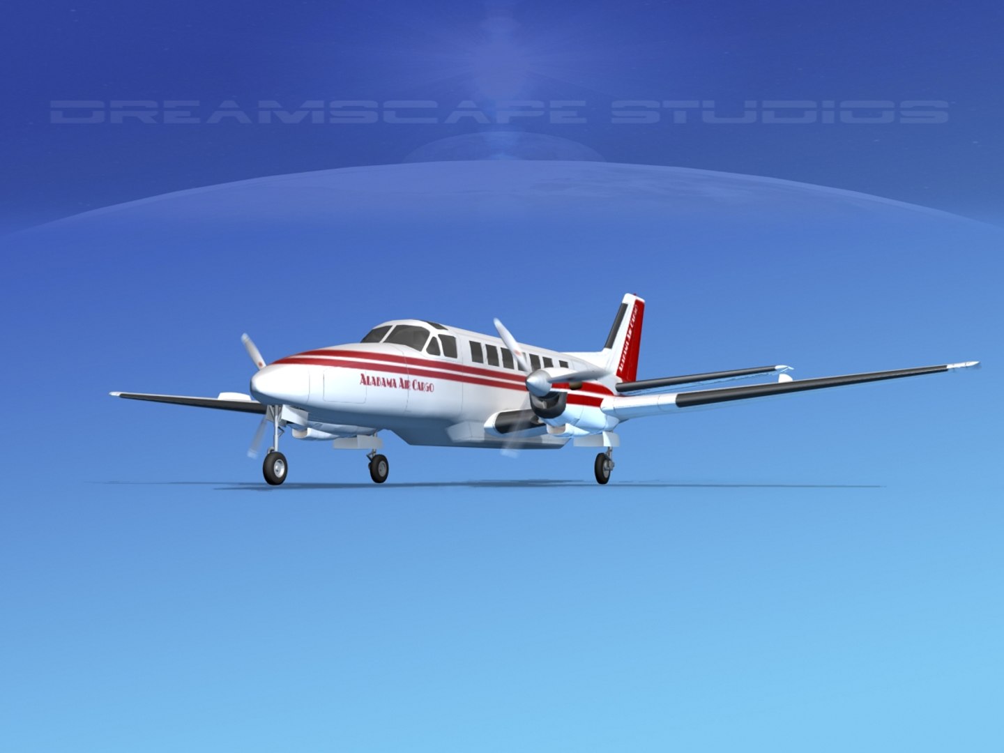 Beechcraft Air 3d Obj