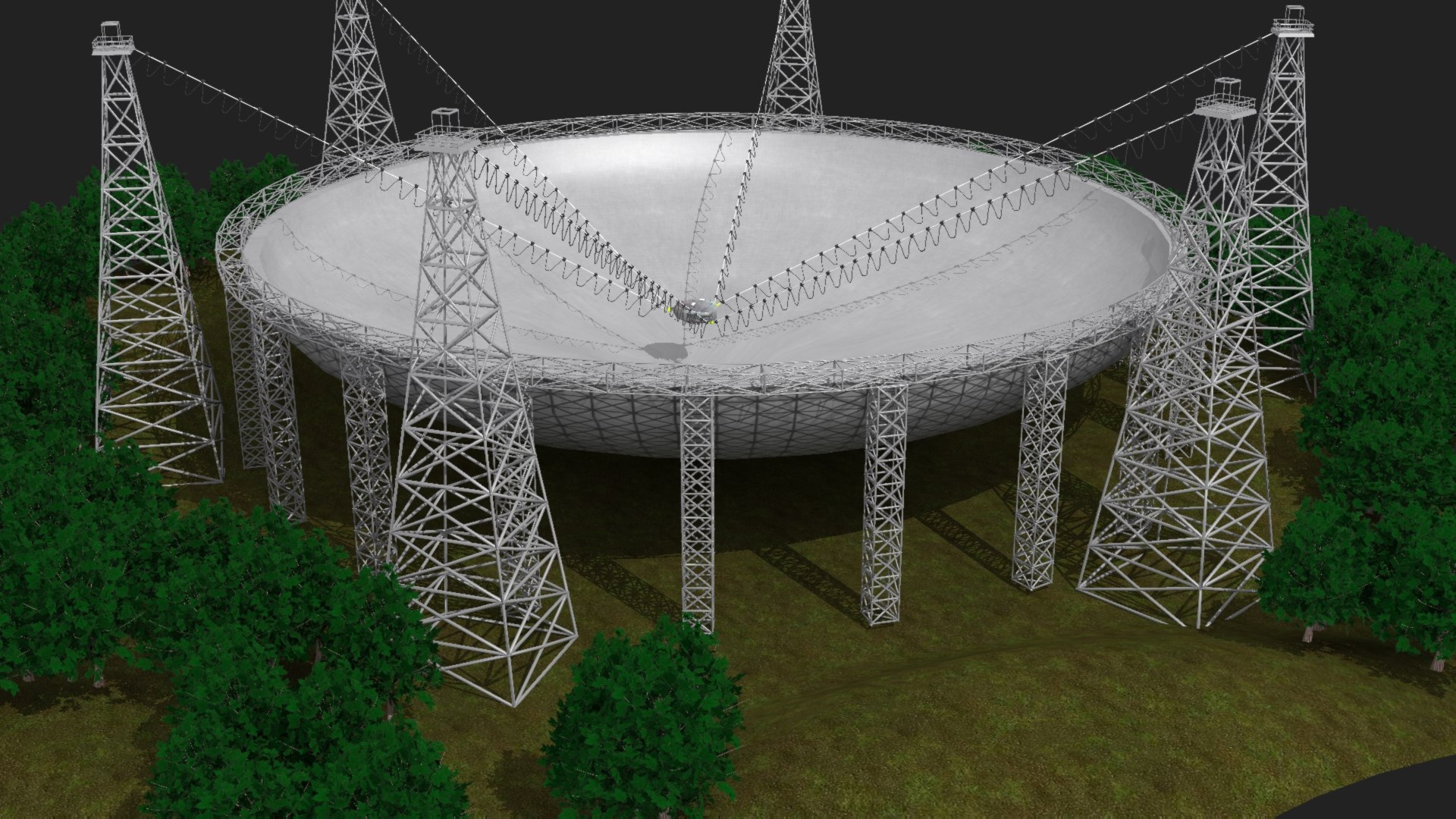 FAST Tianyan Chinese Telescope 3D Model - TurboSquid 1716613