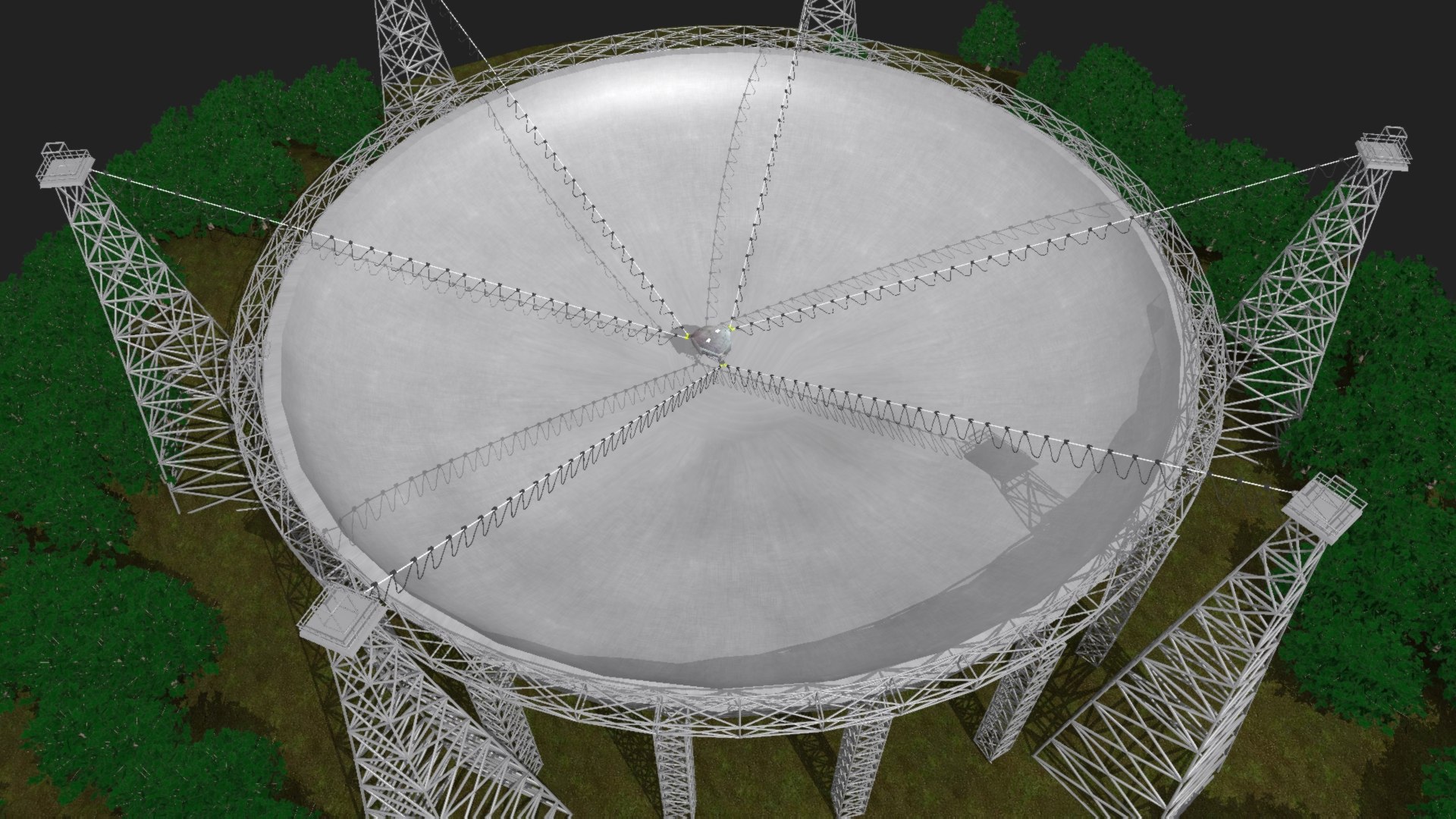 FAST Tianyan Chinese Telescope 3D Model - TurboSquid 1716613