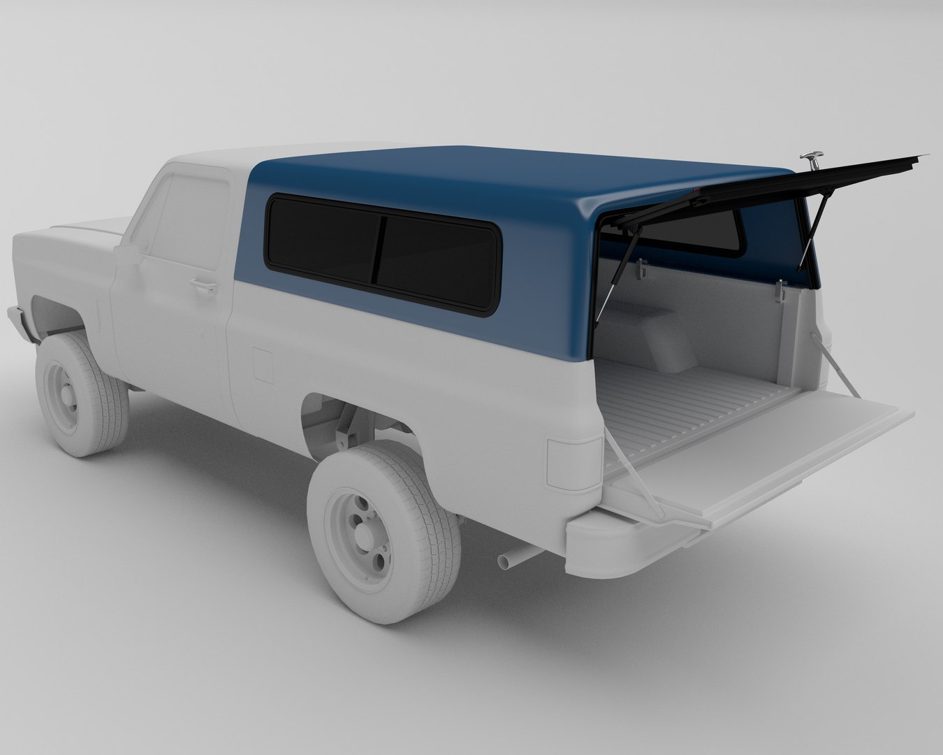 Free Camper Shell 3D Model - TurboSquid 1710339