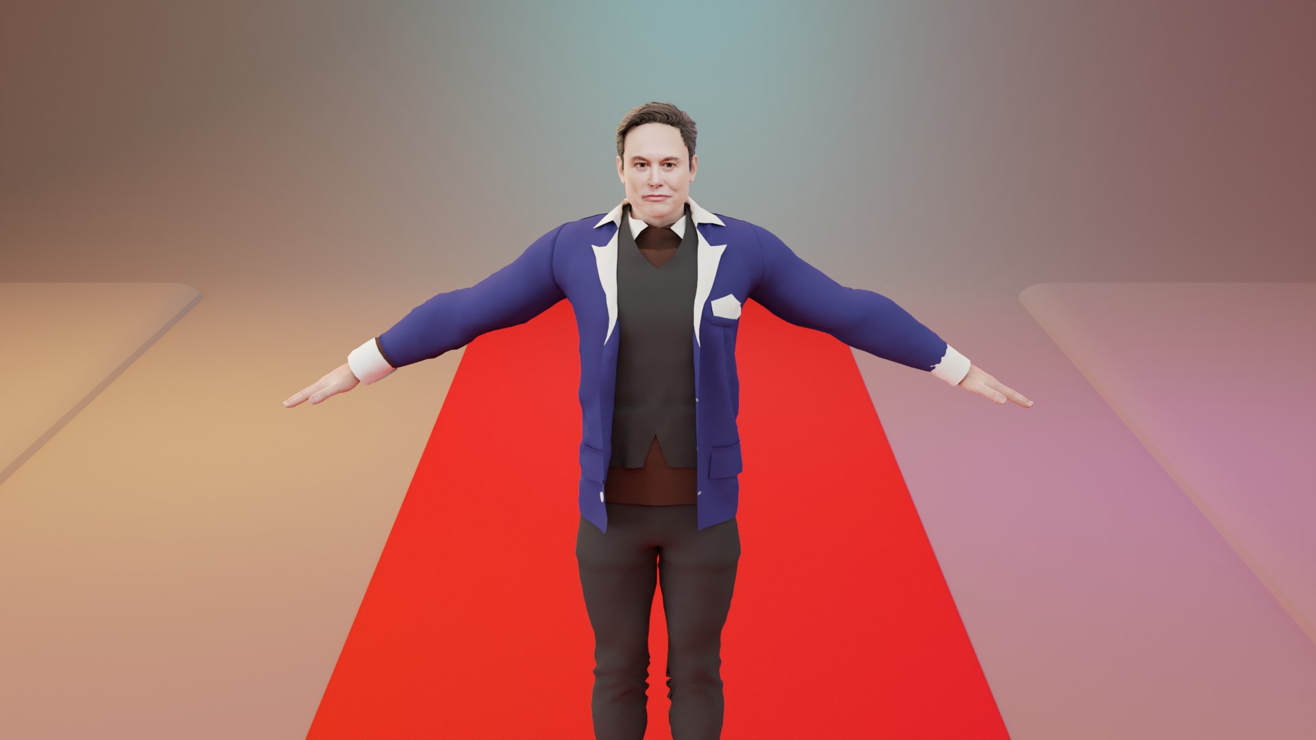 3D Elon Musk Rigged - TurboSquid 1975241