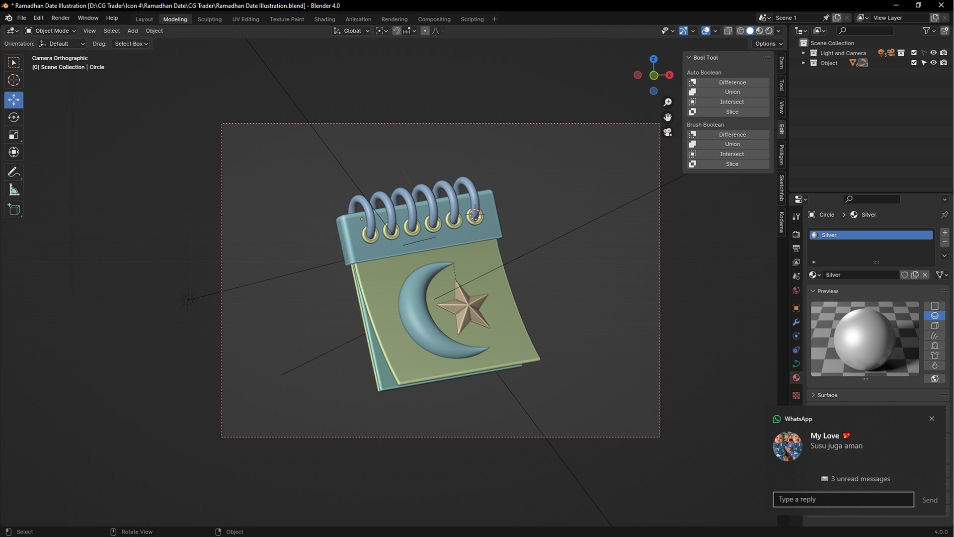 Ramadhan Date 3D Illustration 3D Model - TurboSquid 2230485