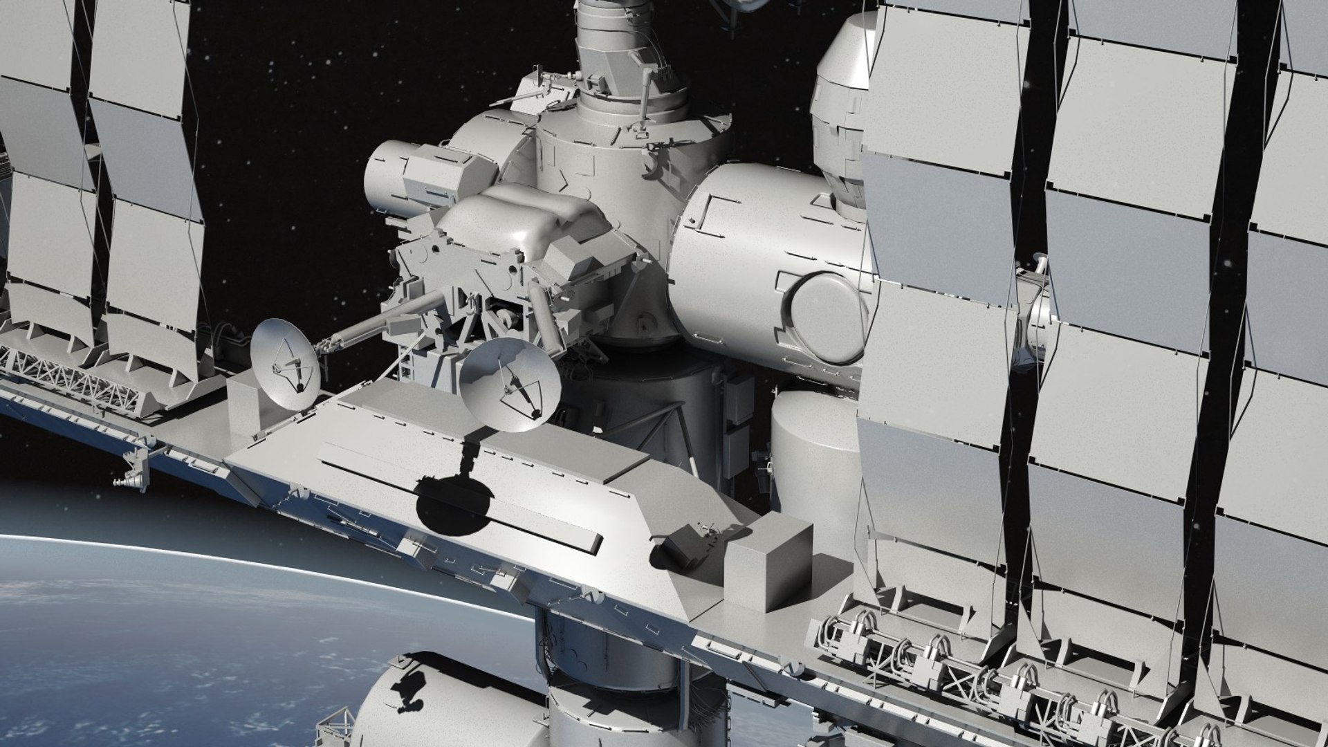 Nasa international space model - TurboSquid 1191476