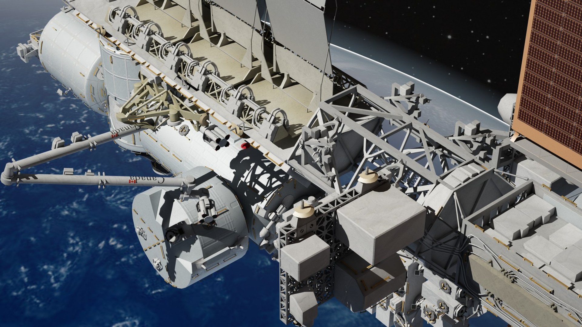 Nasa international space model - TurboSquid 1191476