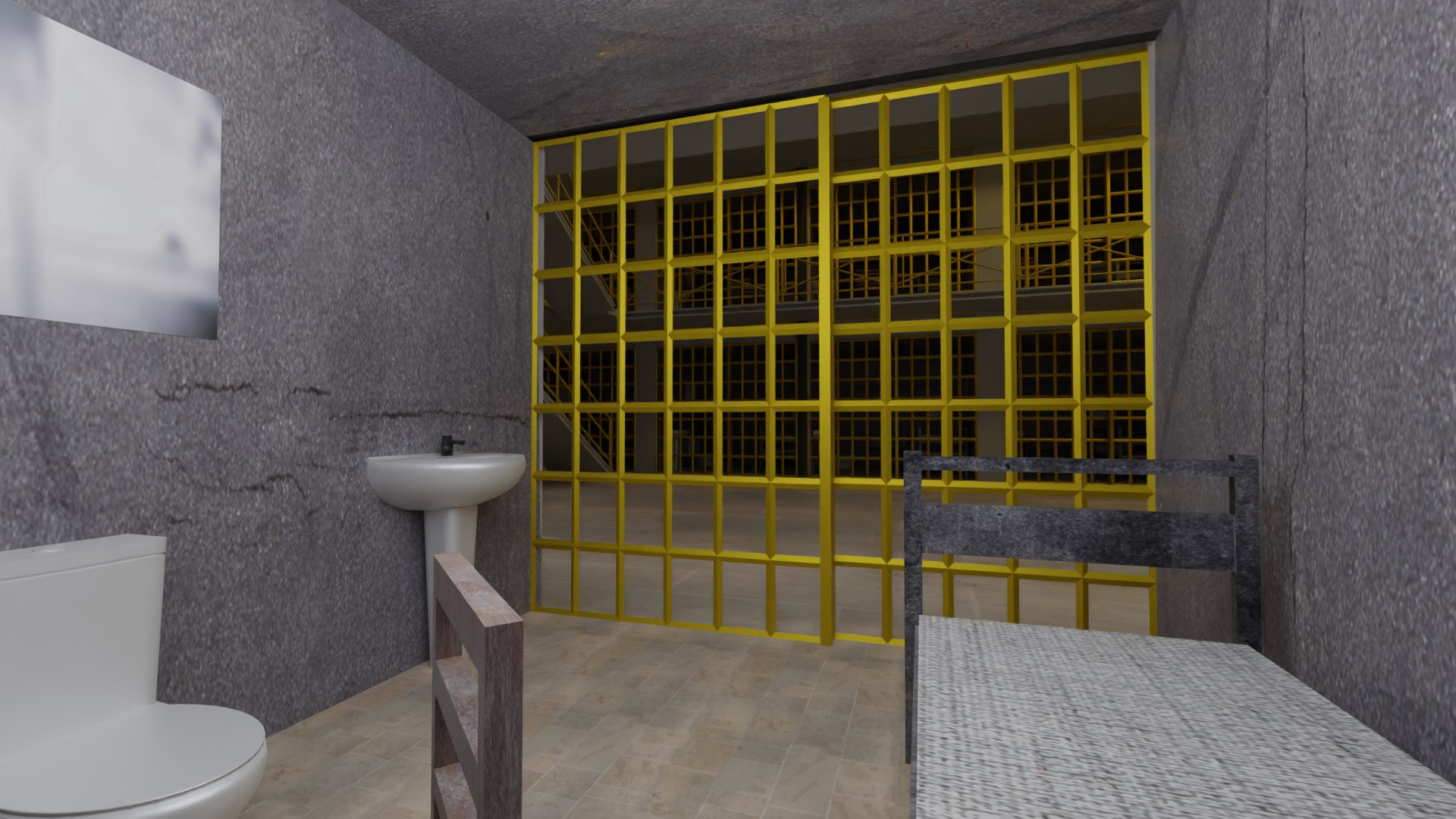 Prison 3D - TurboSquid 1924169