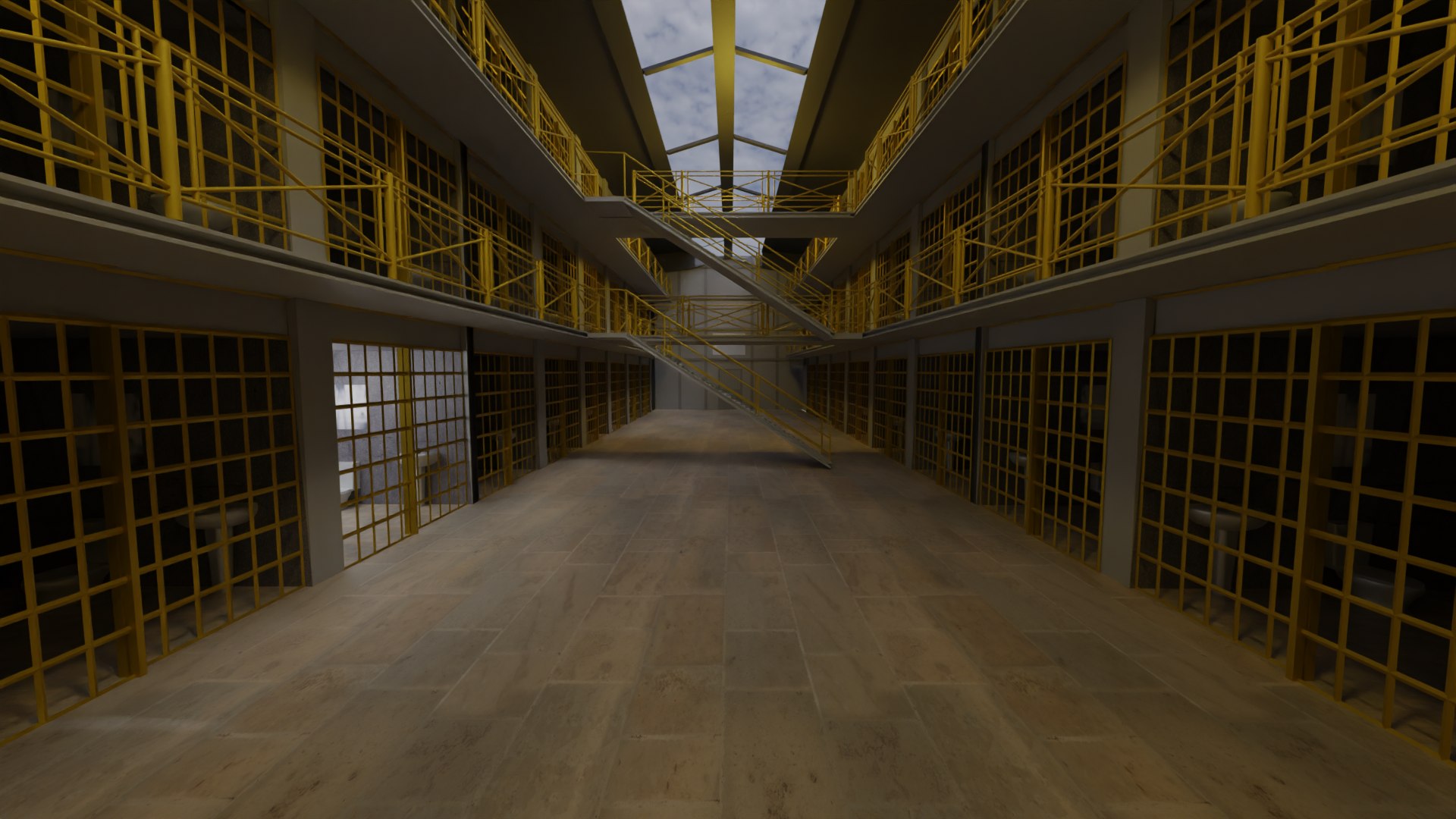 Prison 3D - TurboSquid 1924169