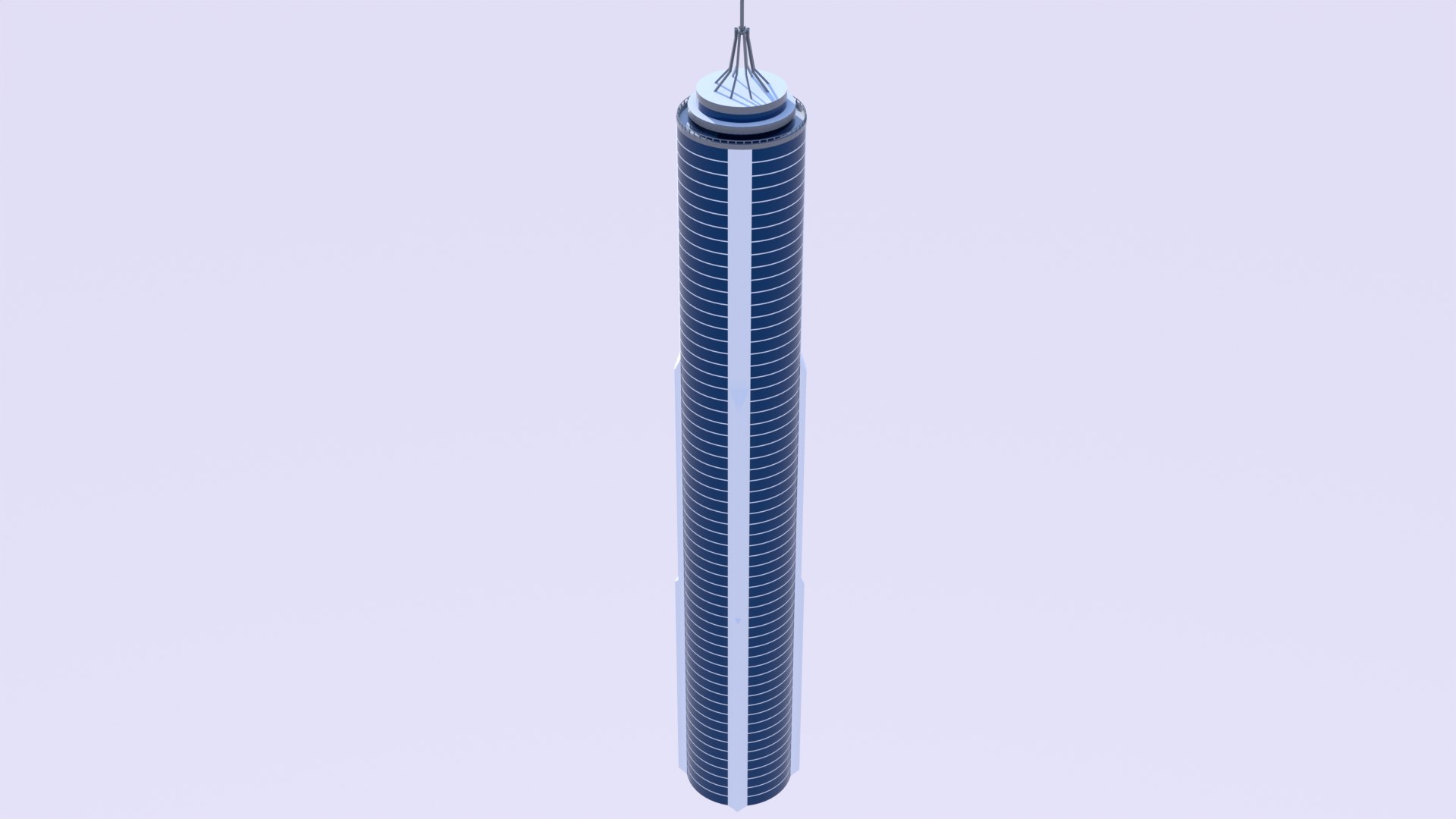 Basic Skyscraper Tower 3D - TurboSquid 2090199