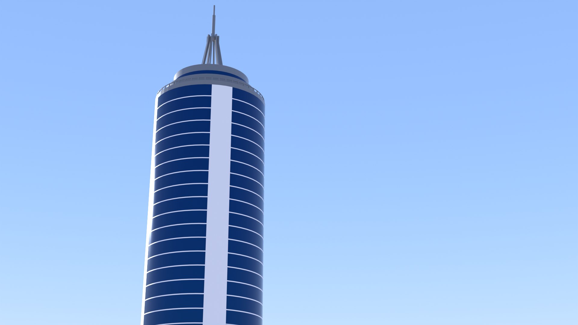 Basic Skyscraper Tower 3D - TurboSquid 2090199
