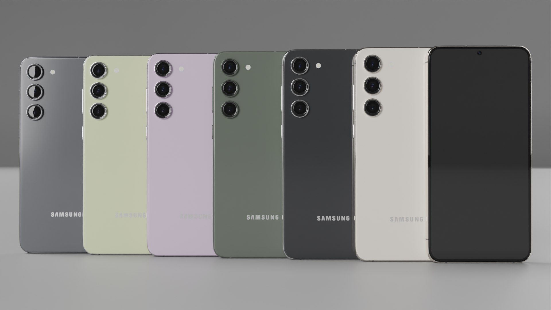 3D Samsung Galaxy S23 All Colors Smartphone model - TurboSquid 2096541