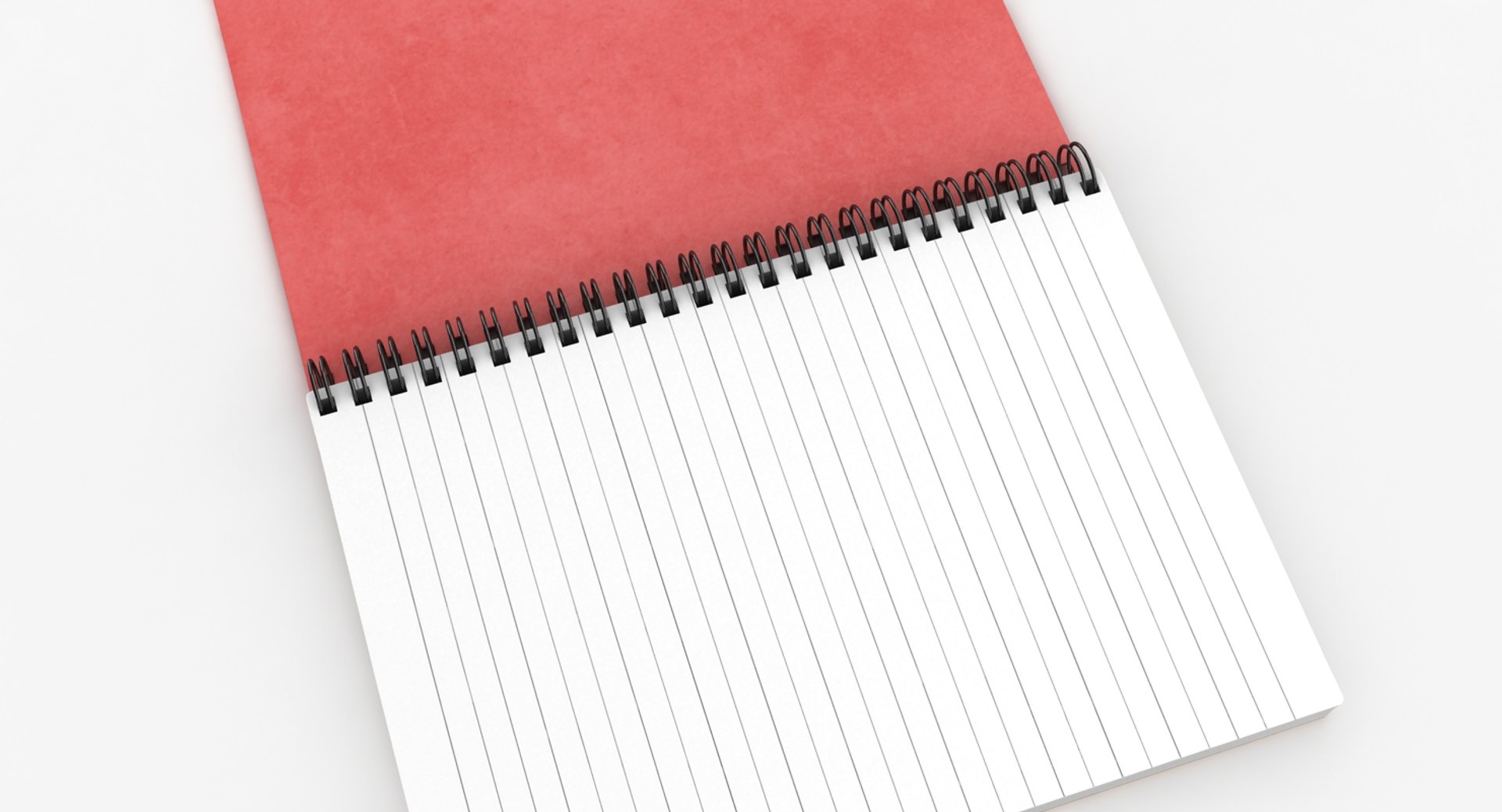 3D realistic open notebook - TurboSquid 1165842