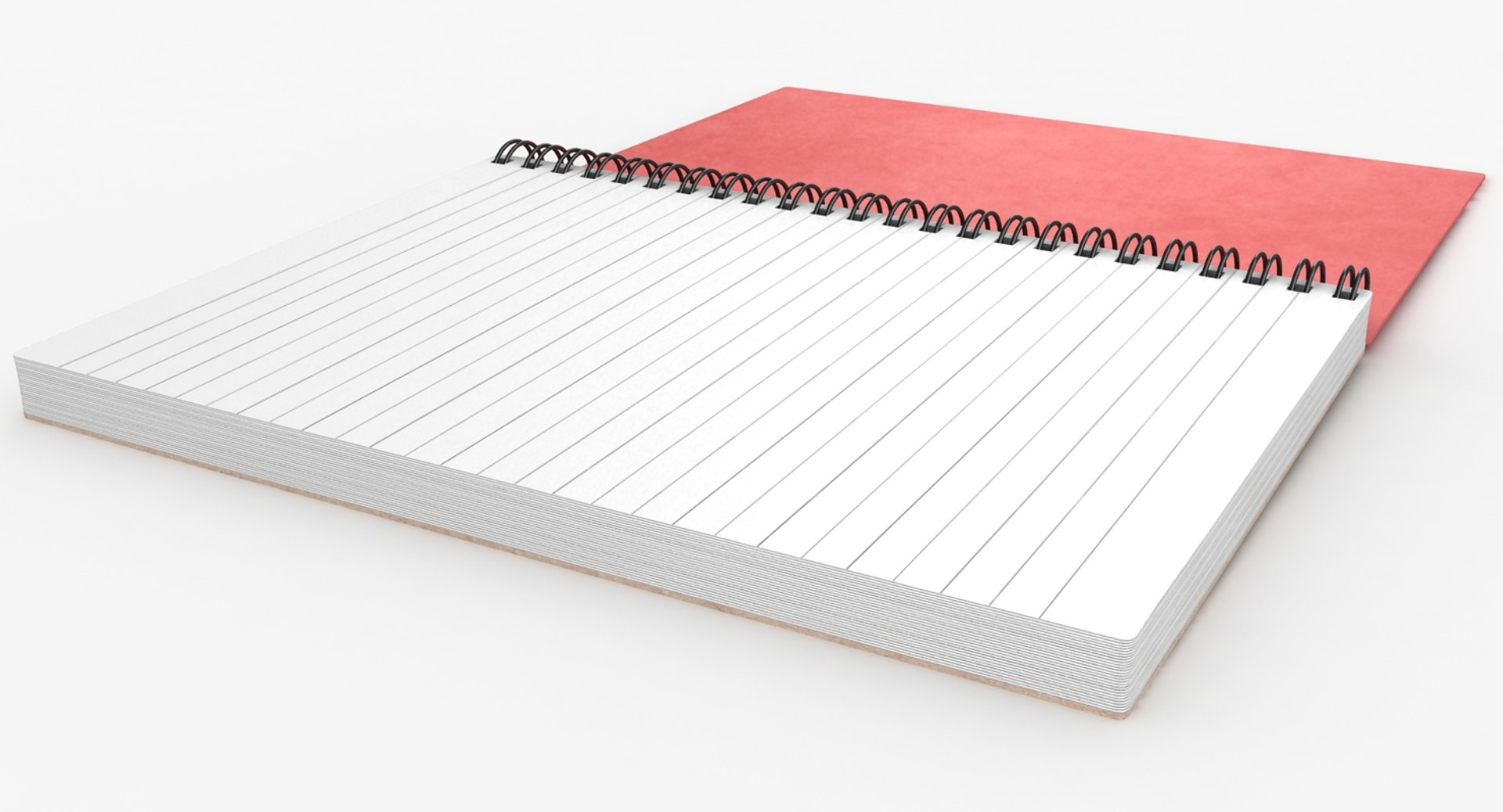 3D realistic open notebook - TurboSquid 1165842