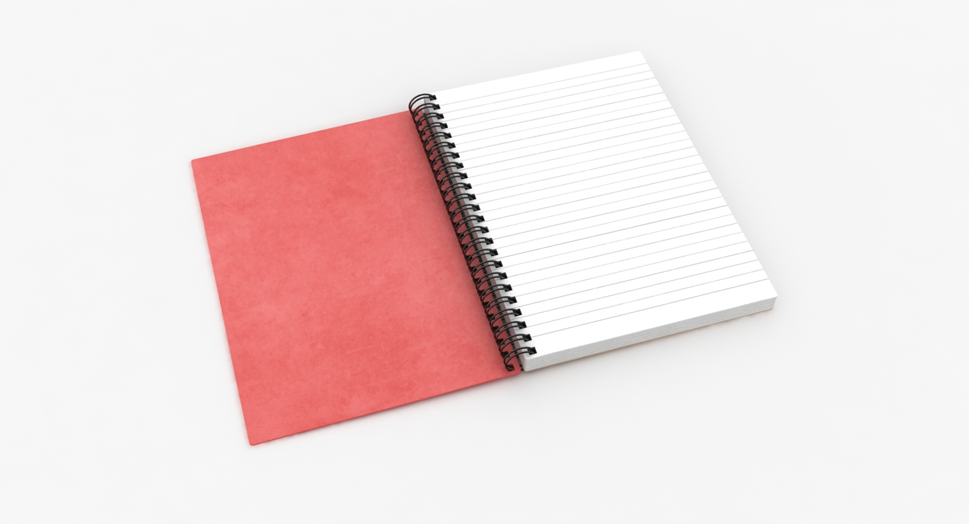 3D realistic open notebook - TurboSquid 1165842