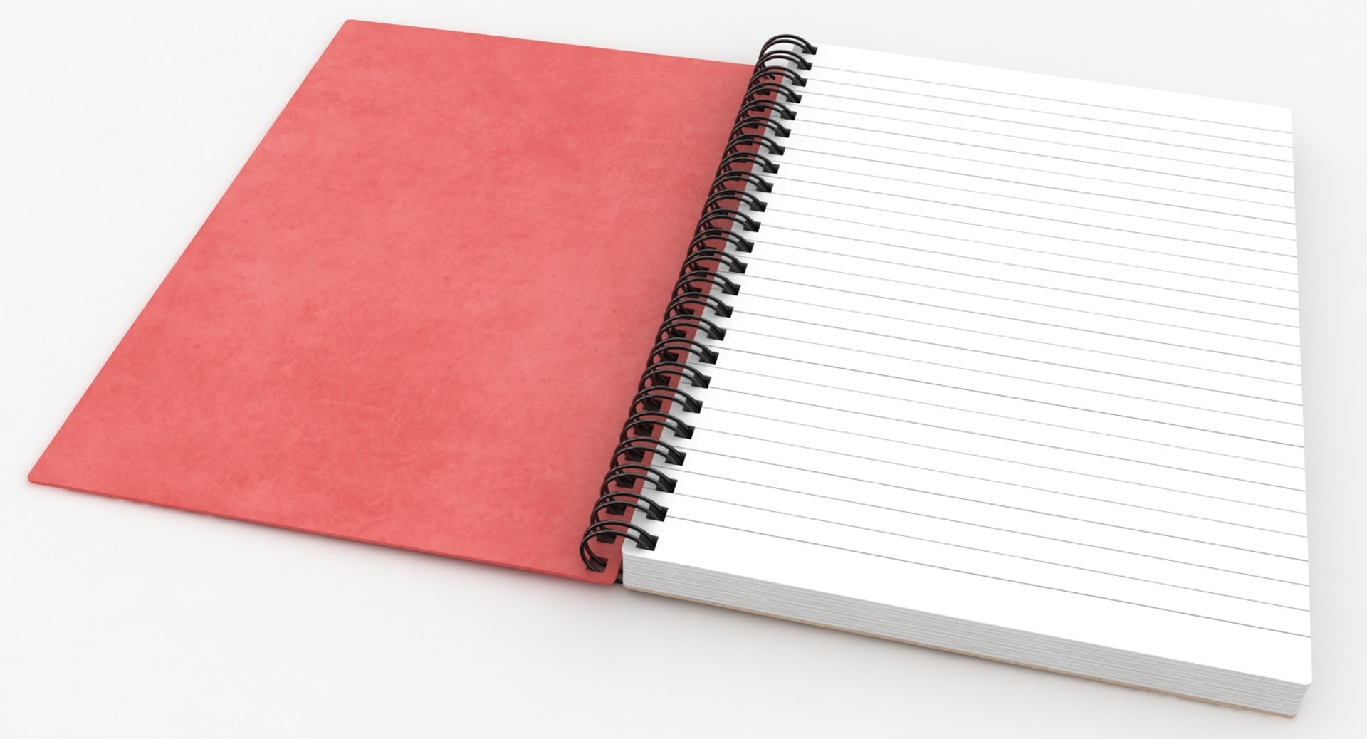 3D realistic open notebook - TurboSquid 1165842