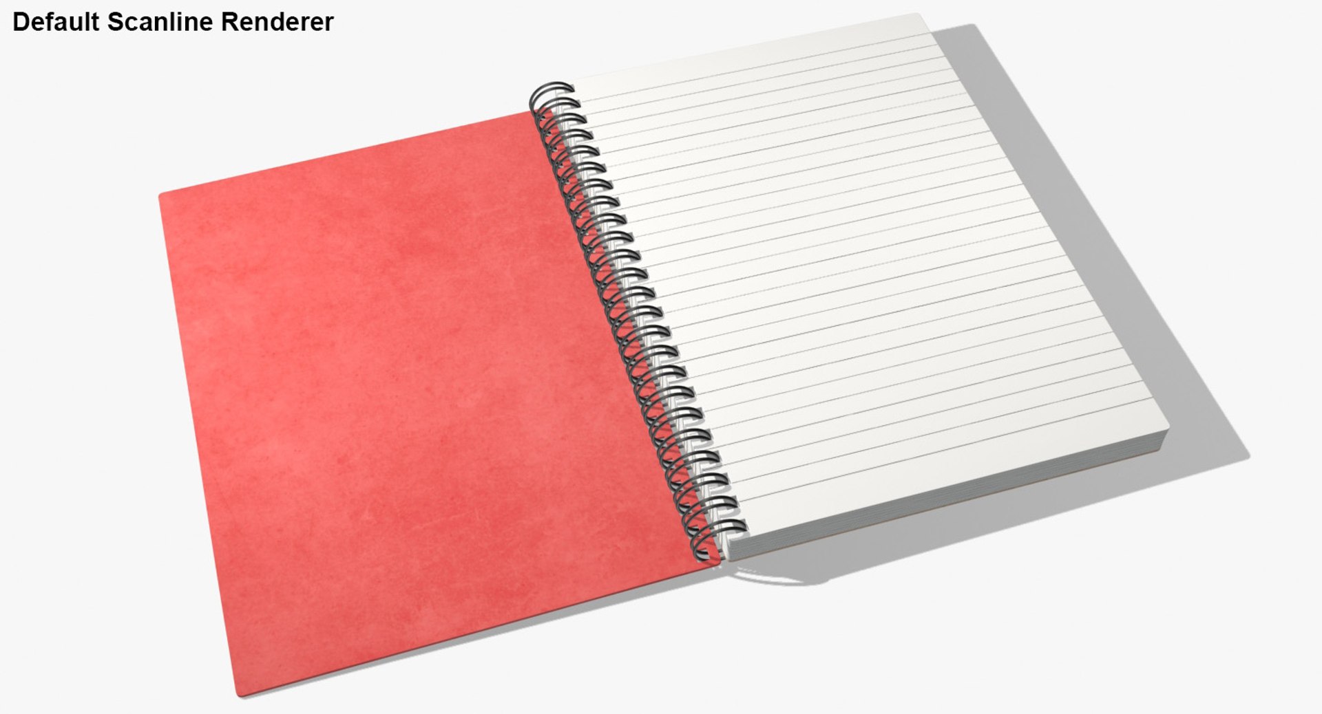 3D realistic open notebook - TurboSquid 1165842