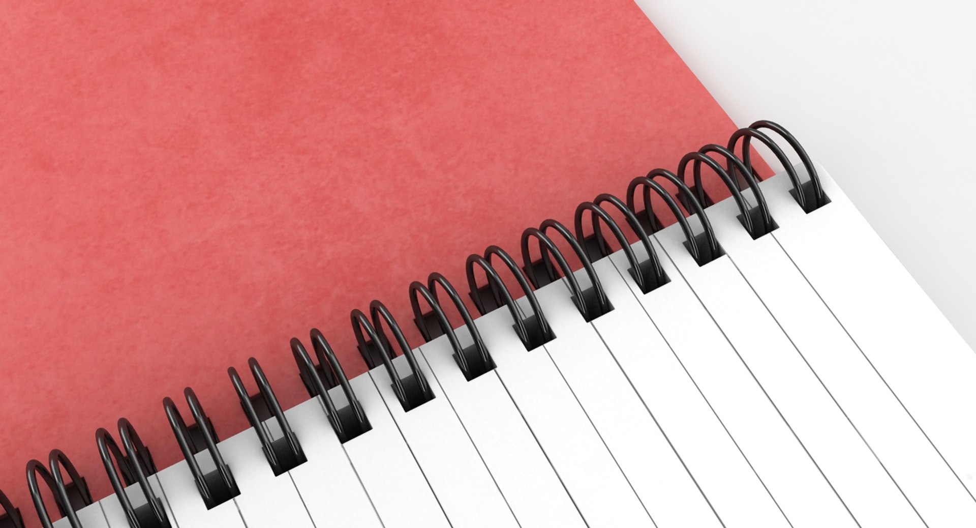 3D realistic open notebook - TurboSquid 1165842