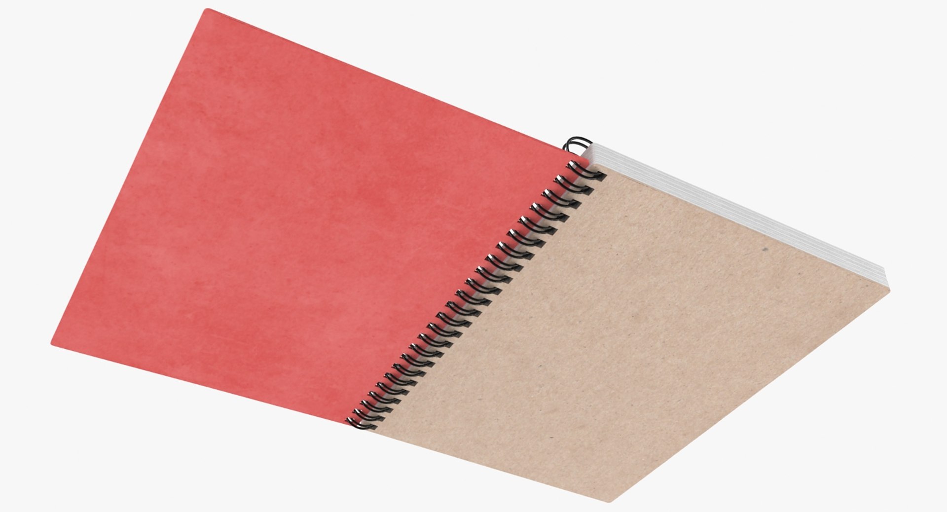 3D realistic open notebook - TurboSquid 1165842