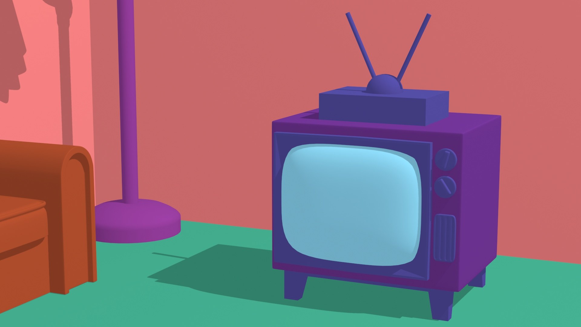 Sofa Scene The Simpsons Couch Sofa Scene Home House Set Diorama ...