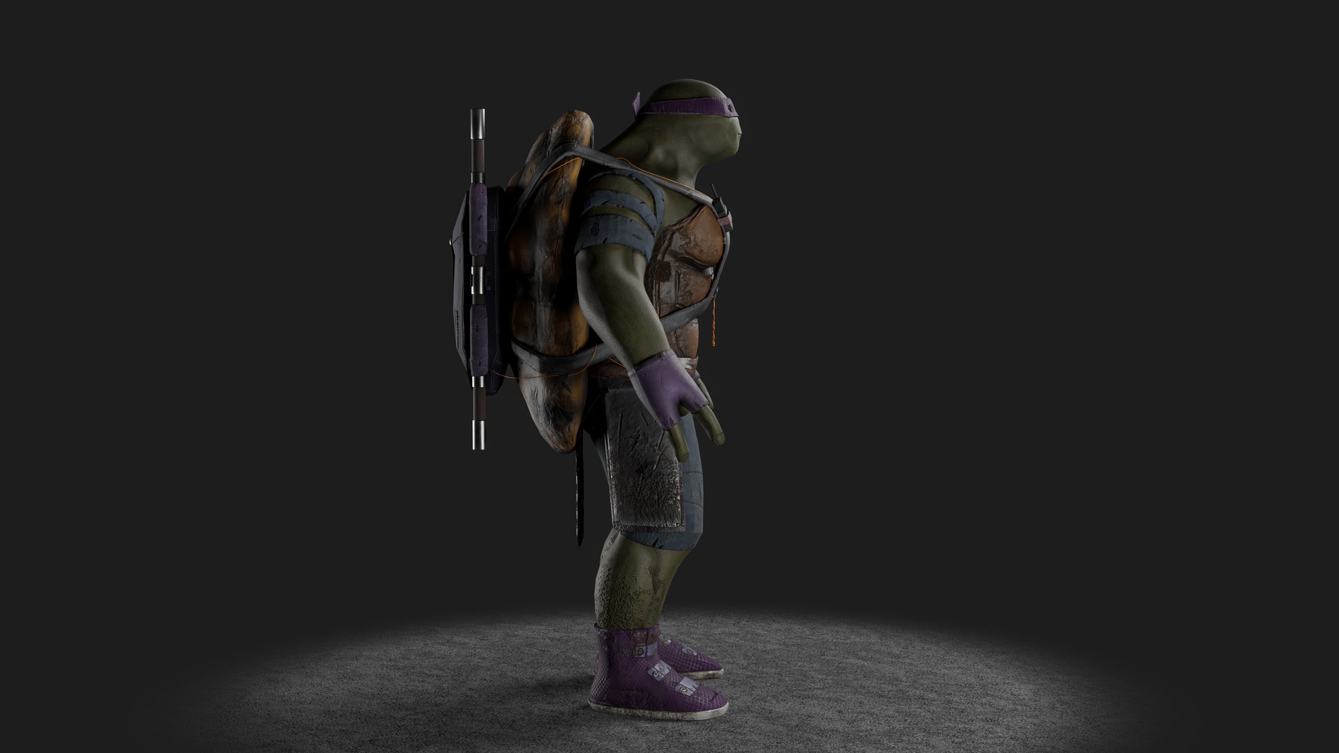 TMNT Donatello Game Ready 3D Model - TurboSquid 1730183