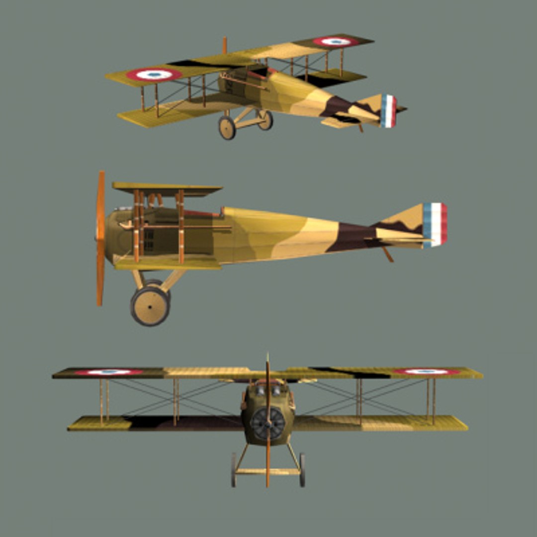 3d Spad Vii Model