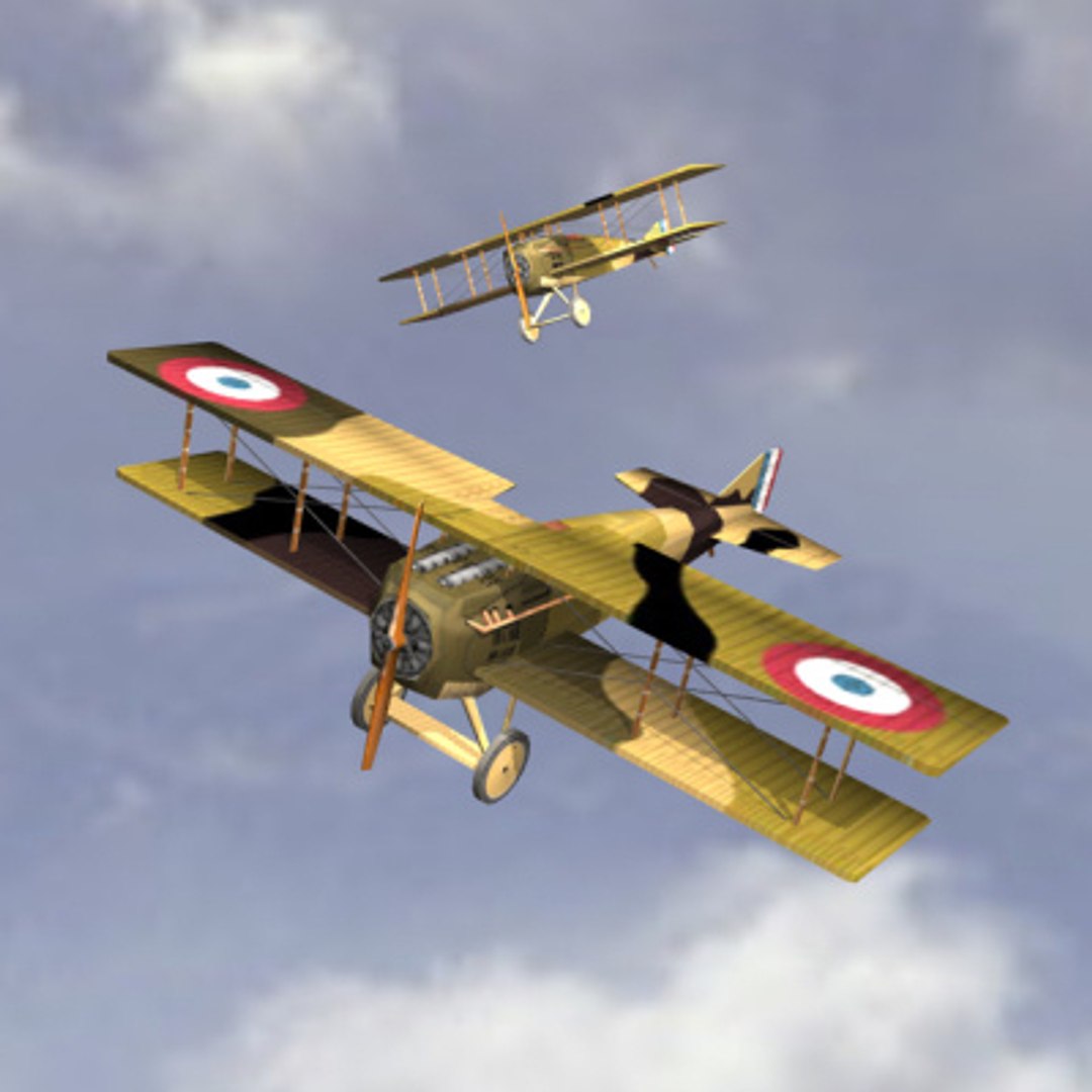 3d Spad Vii Model