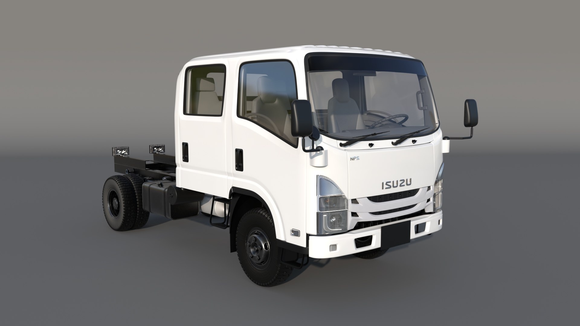 3D ISUZU N Series NPR 75-190 4 Door - TurboSquid 2249467