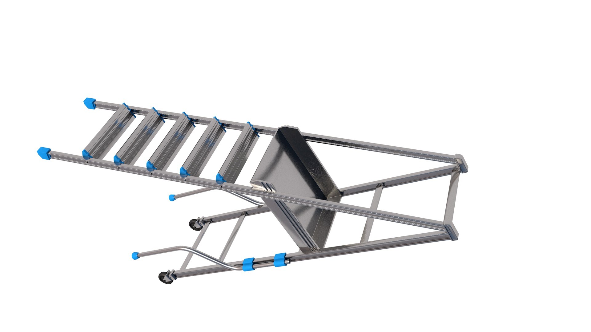Aluminium Platform Ladder 3D Model - TurboSquid 2211972