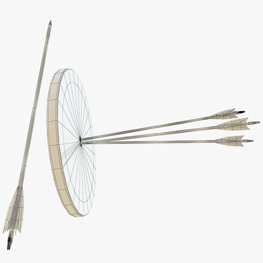 Target Arrows 3d Obj