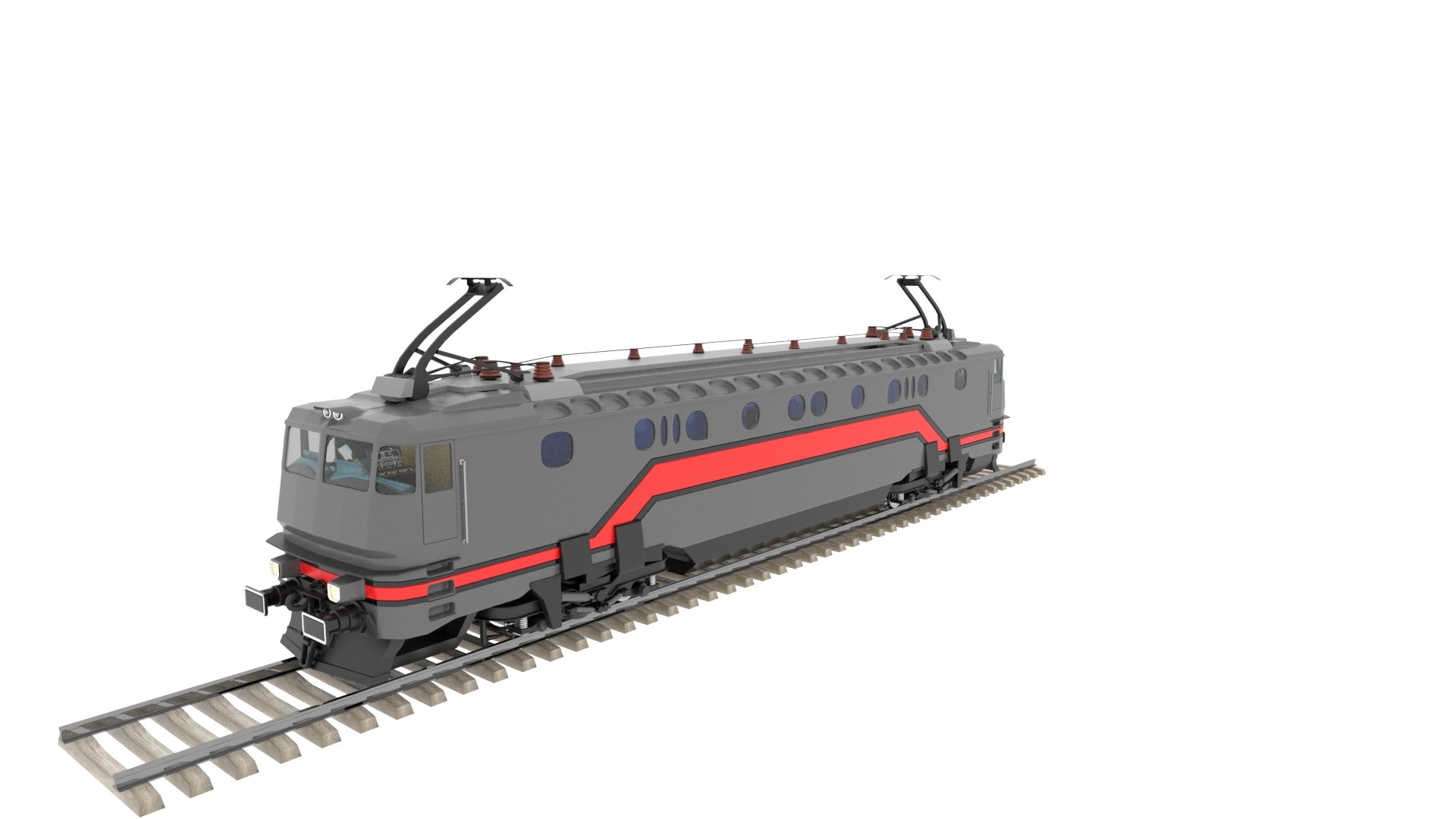 3D Cfr Train Locomotive - TurboSquid 1262062