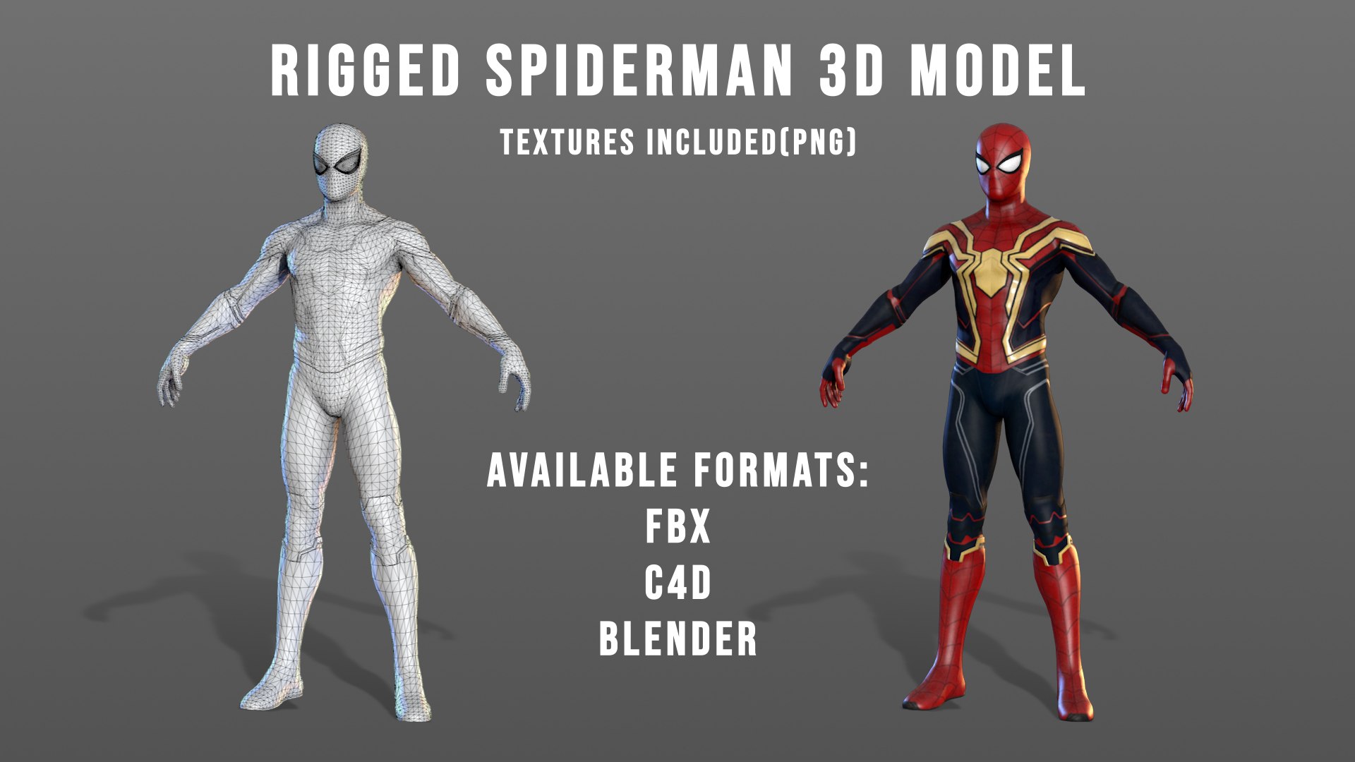modelo 3d Spiderman 3D Model - TurboSquid 2062318