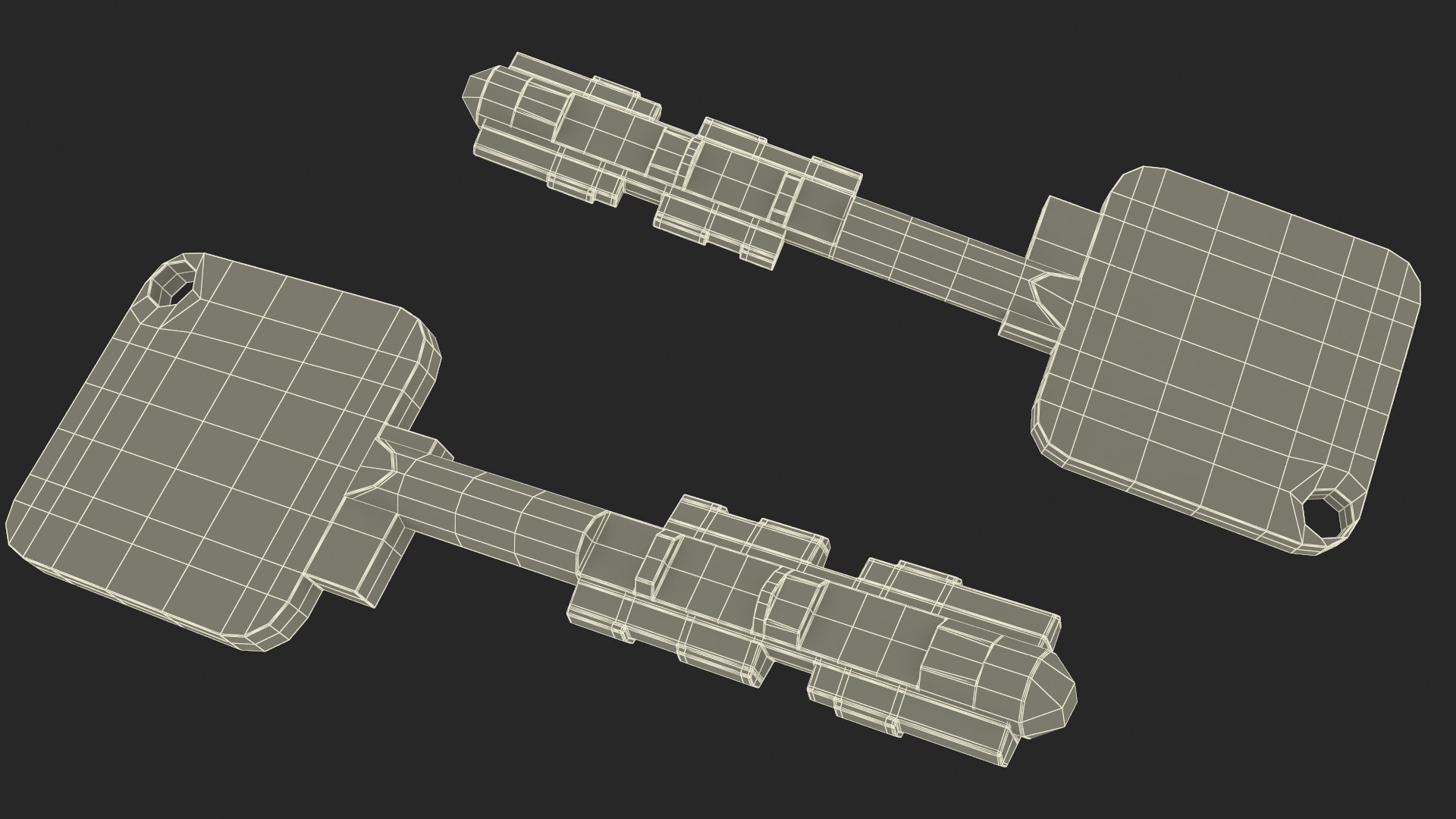 3D Key Type Chubb Model - TurboSquid 2222428