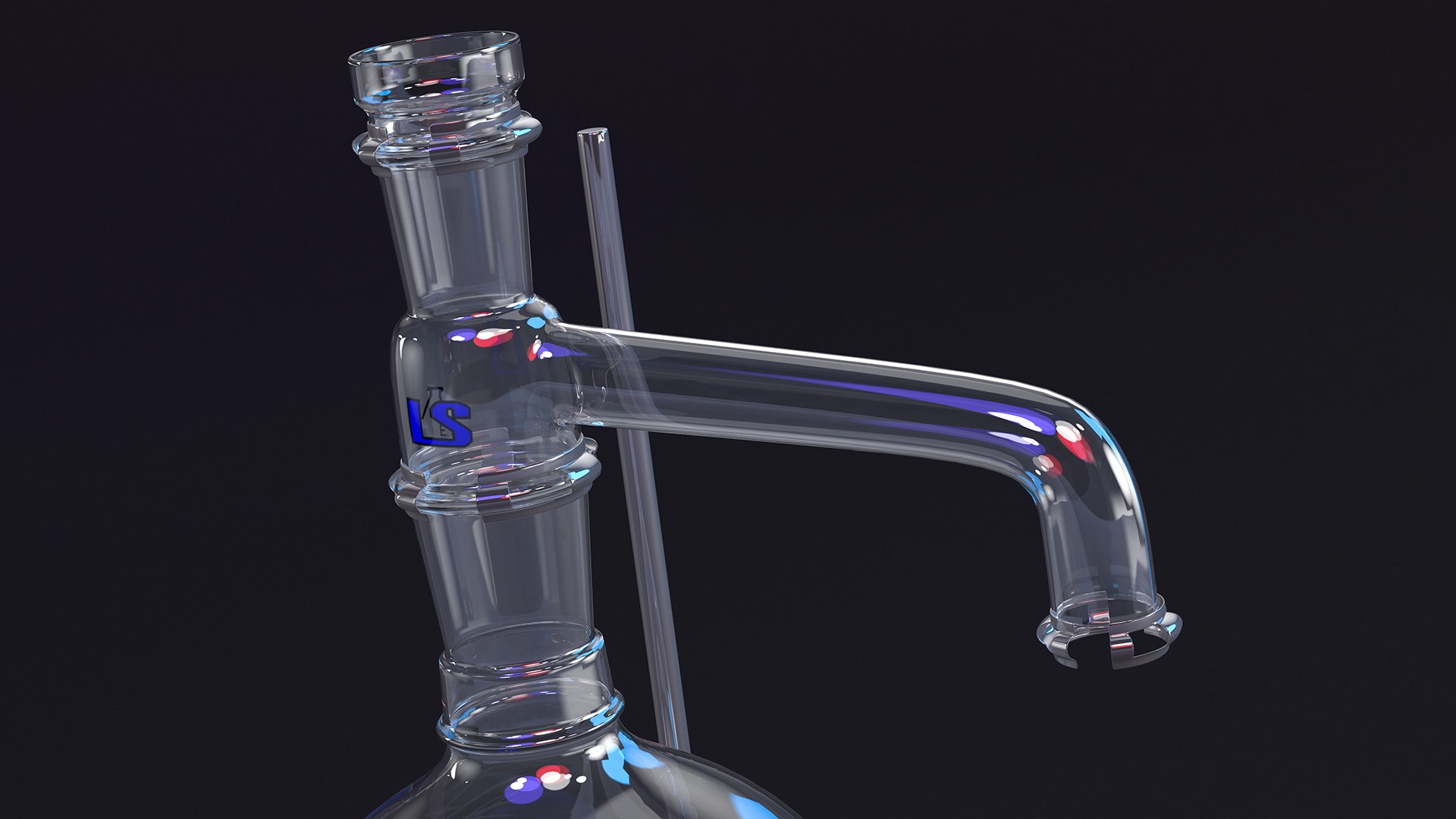 3D lab stand flask - TurboSquid 1458538