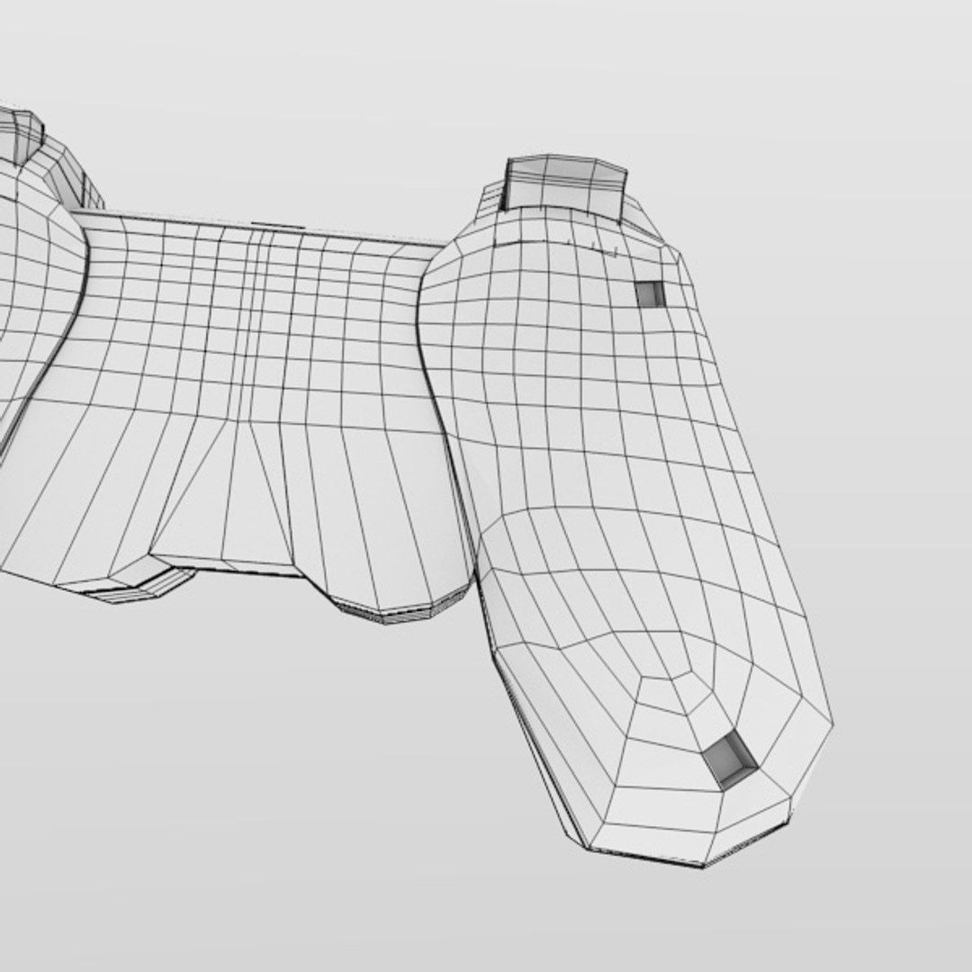 Ps3 Controller 3d Model
