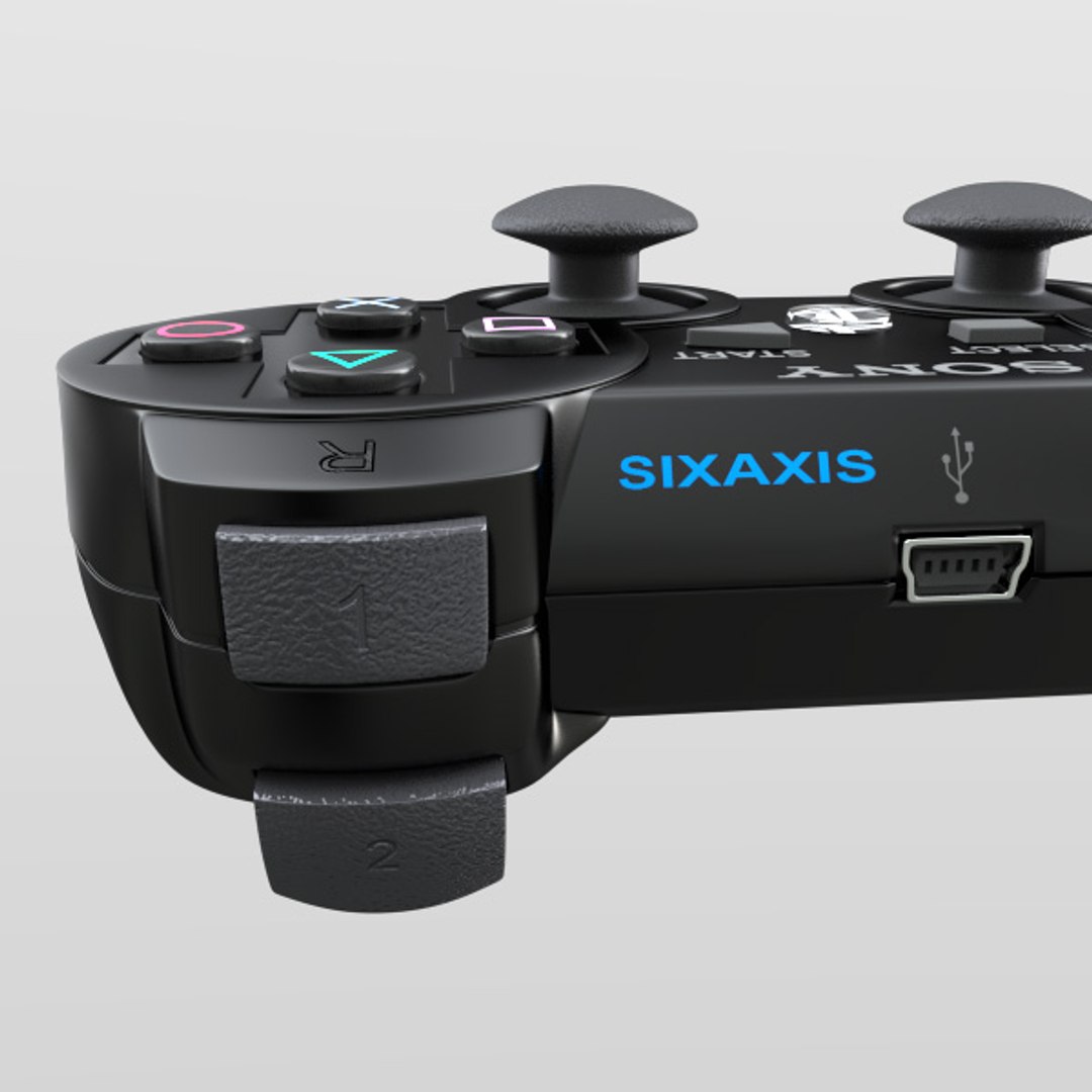 Ps3 Controller 3d Model