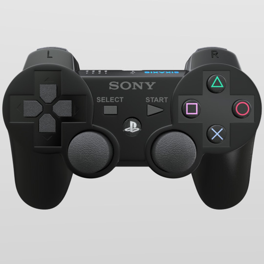 Ps3 Controller 3d Model