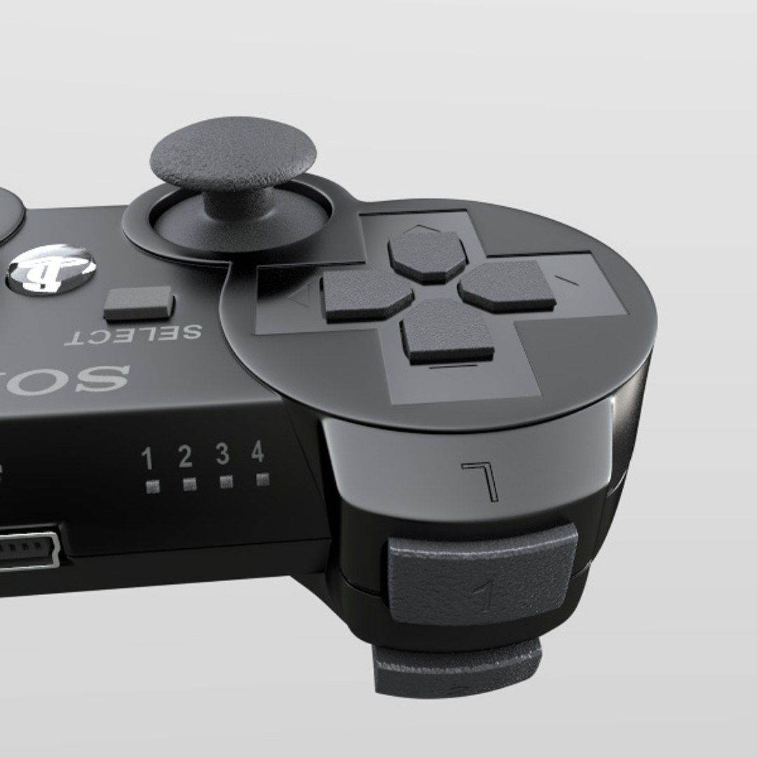 Ps3 Controller 3d Model