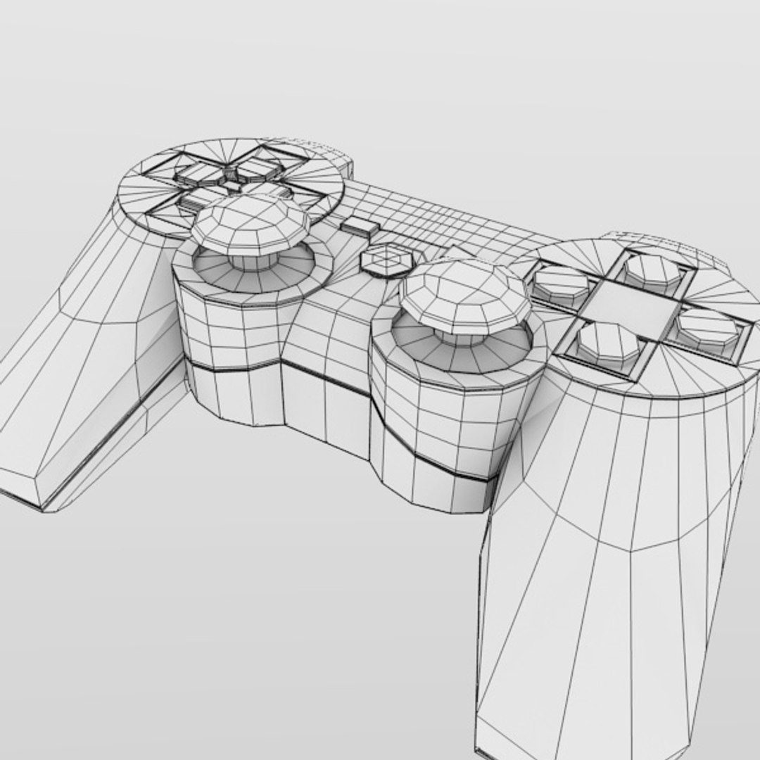 Ps3 Controller 3d Model