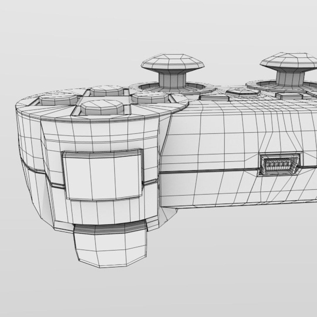 Ps3 Controller 3d Model