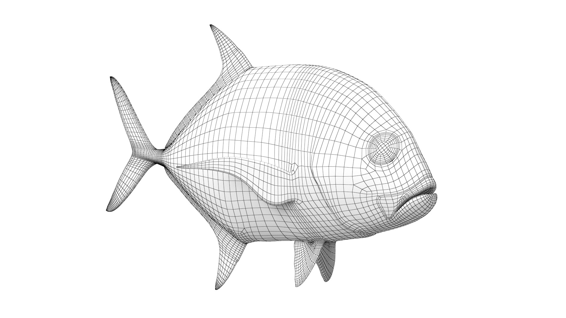 Trevally 3D Model - TurboSquid 1927314