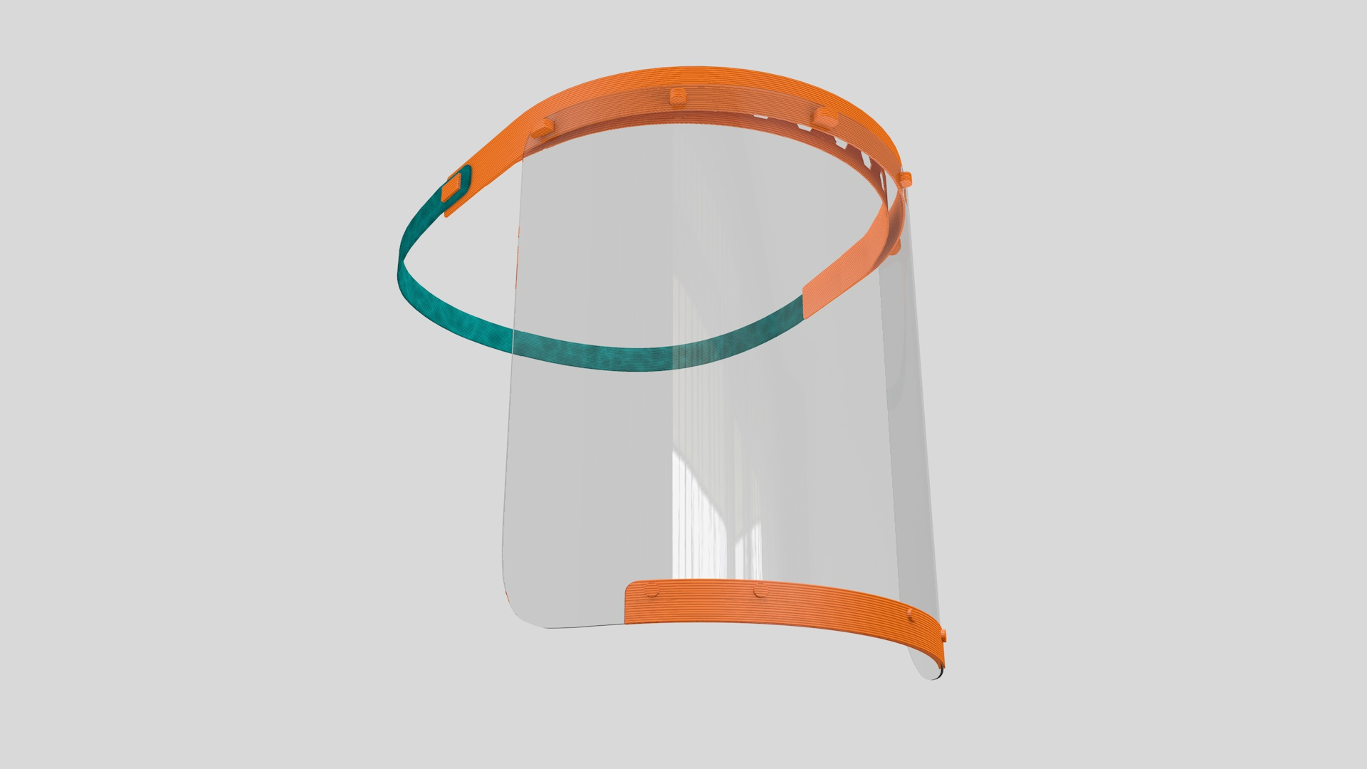 Protective face shield model - TurboSquid 1676250